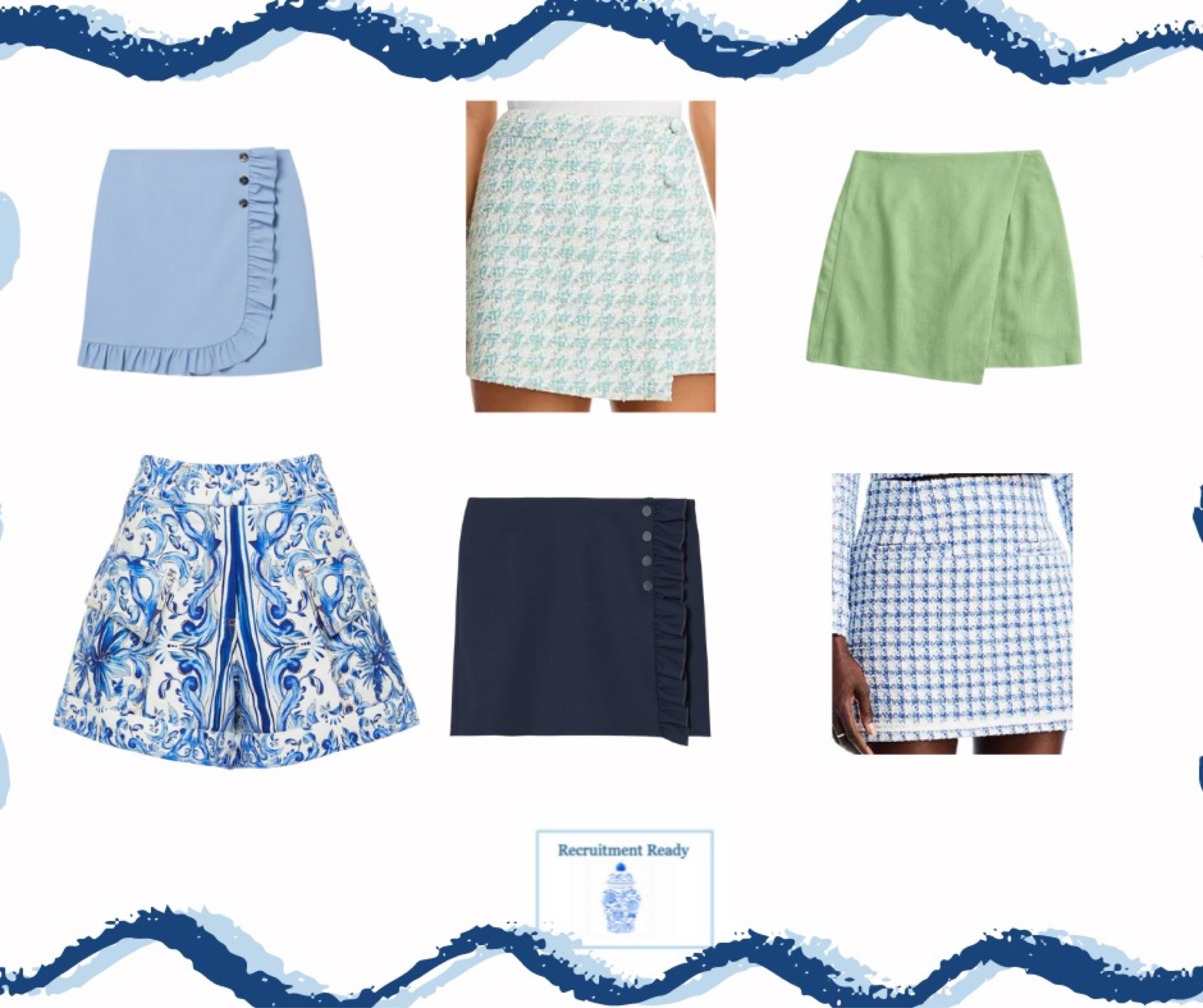 TECH TWILL RUFFLE GOLF SKORT curated on LTK