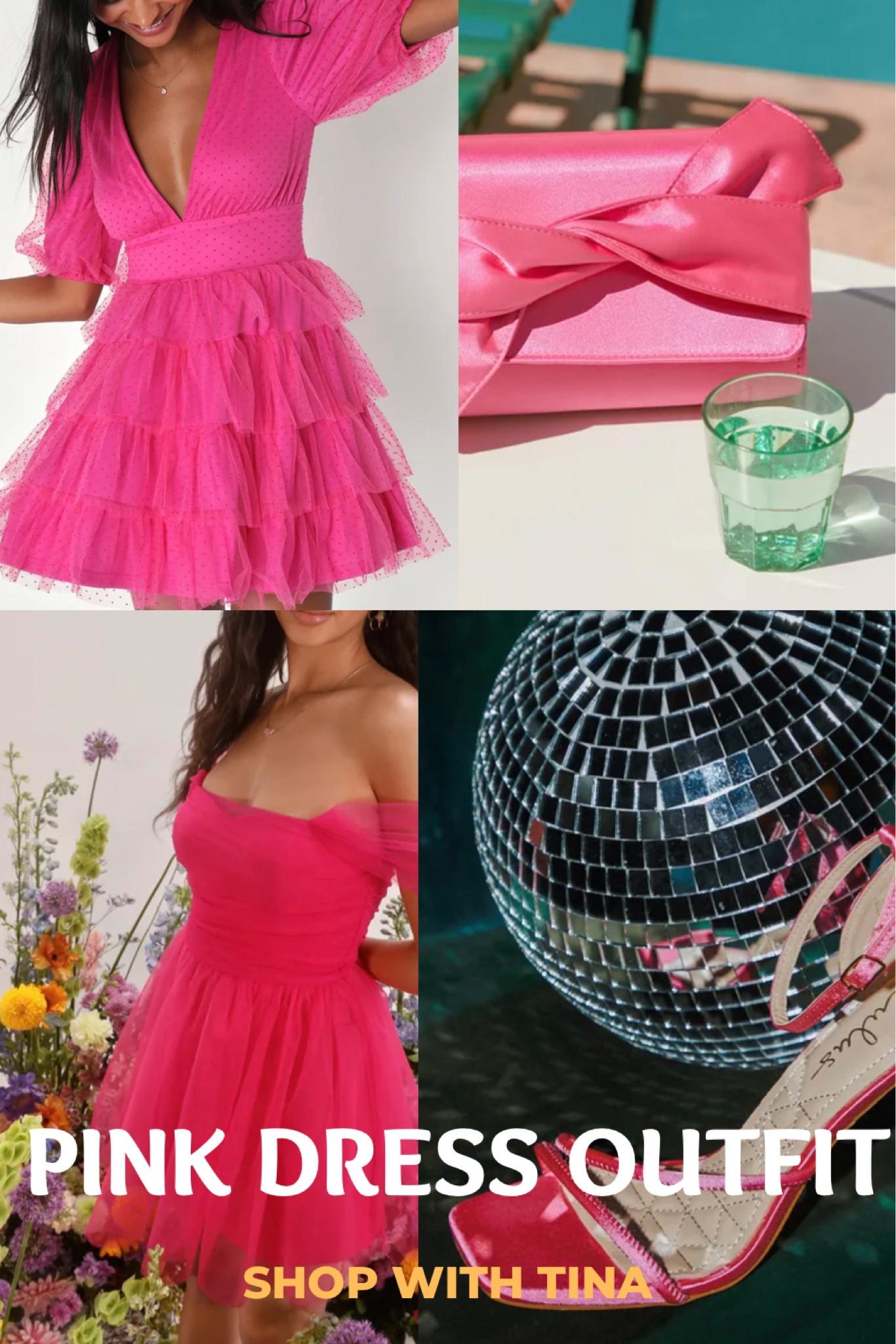 Dramatic Poise Hot Pink Dot Tulle … curated on LTK