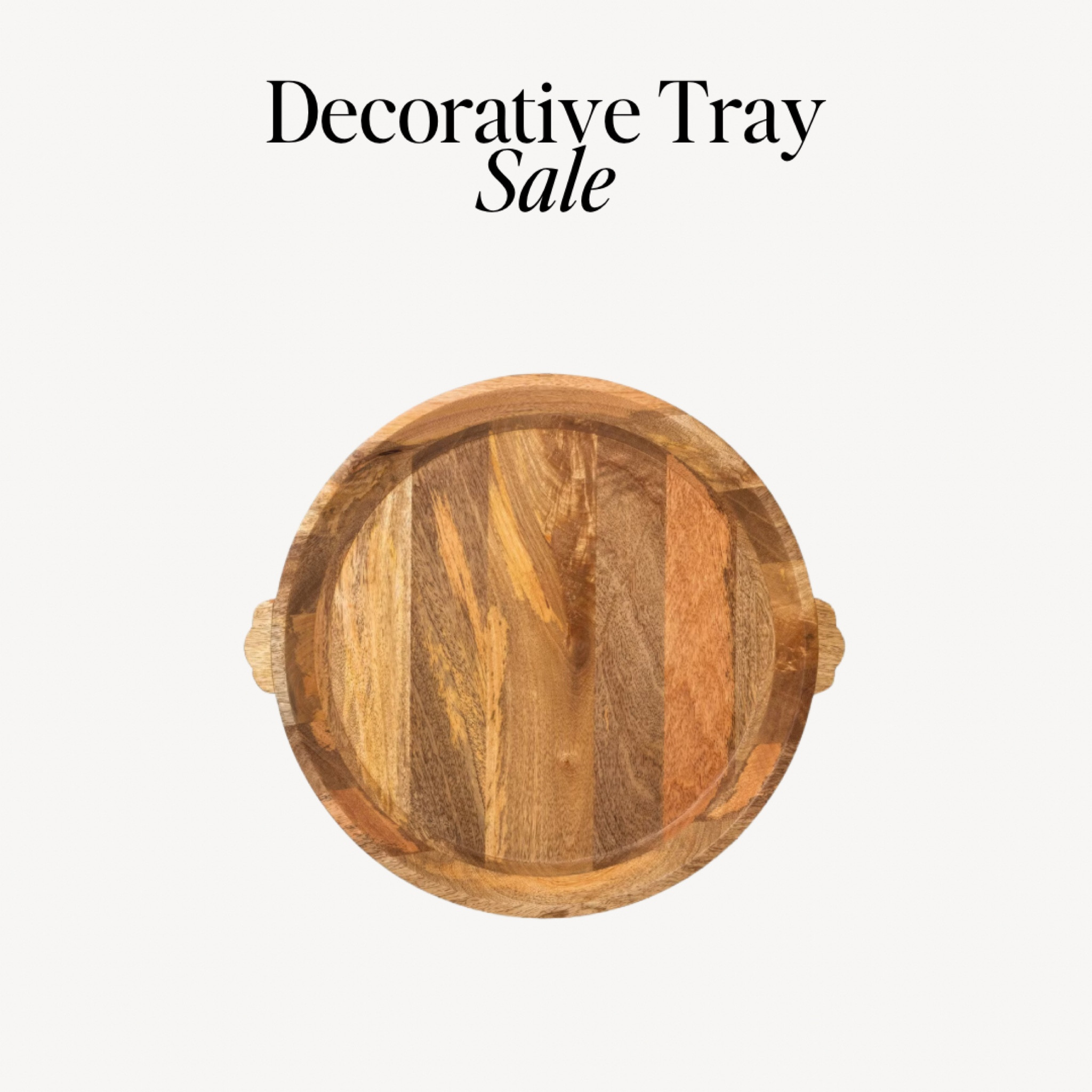 Oversized Carved Wood Tray - … curated on LTK