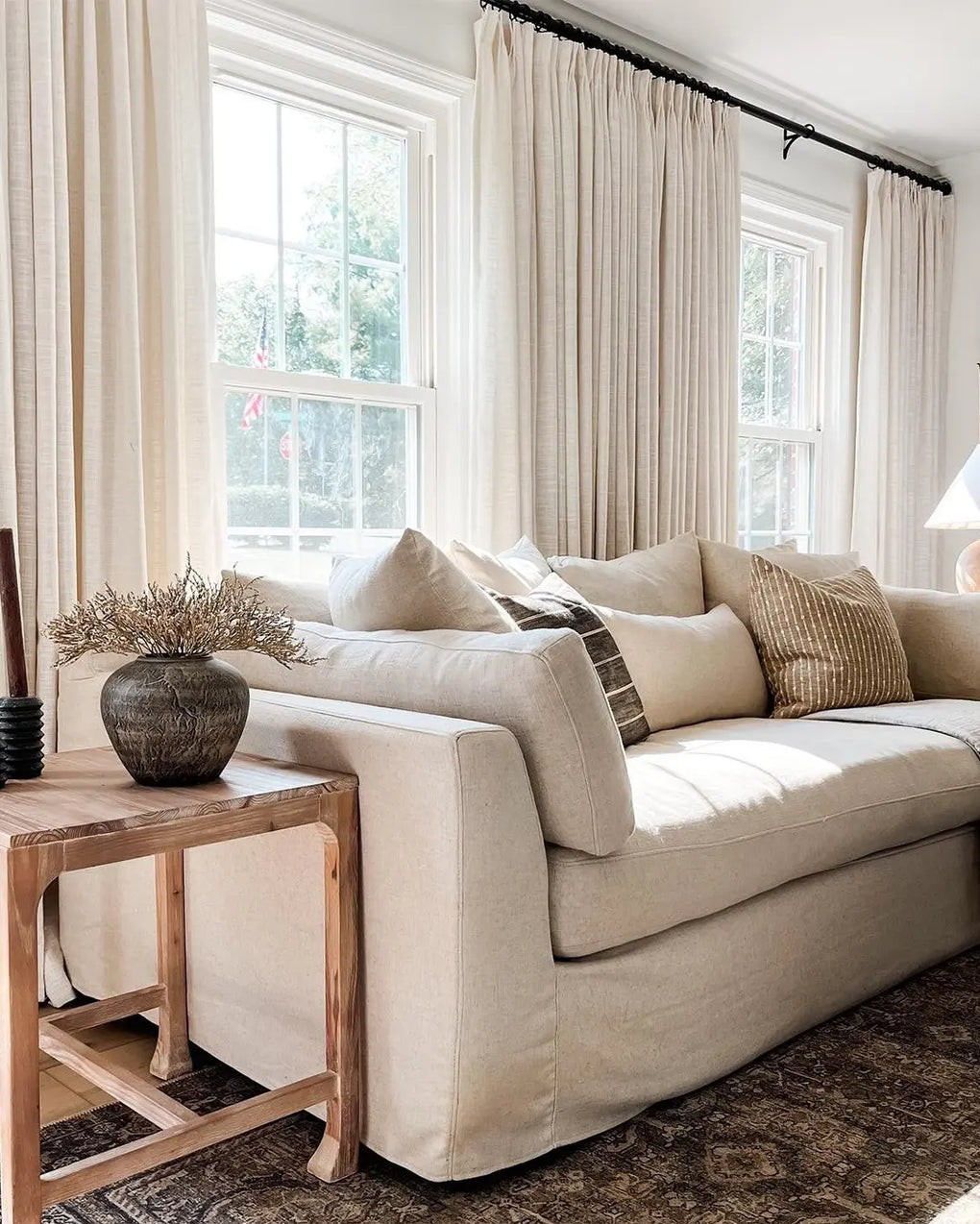 Tallis Linen Curtain Pinch Pleat curated on LTK