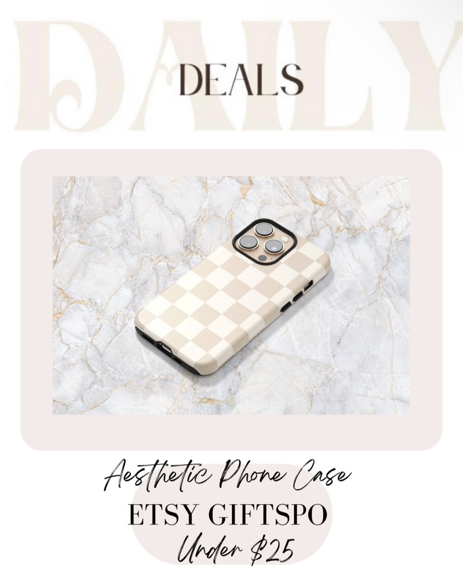 Autumn Check Phone Case in Natural … curated on LTK