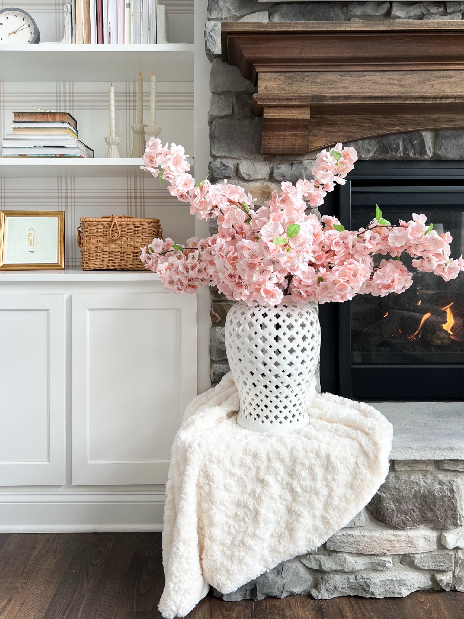 Faux Cherry Blossom in Pink - 44" curated on LTK