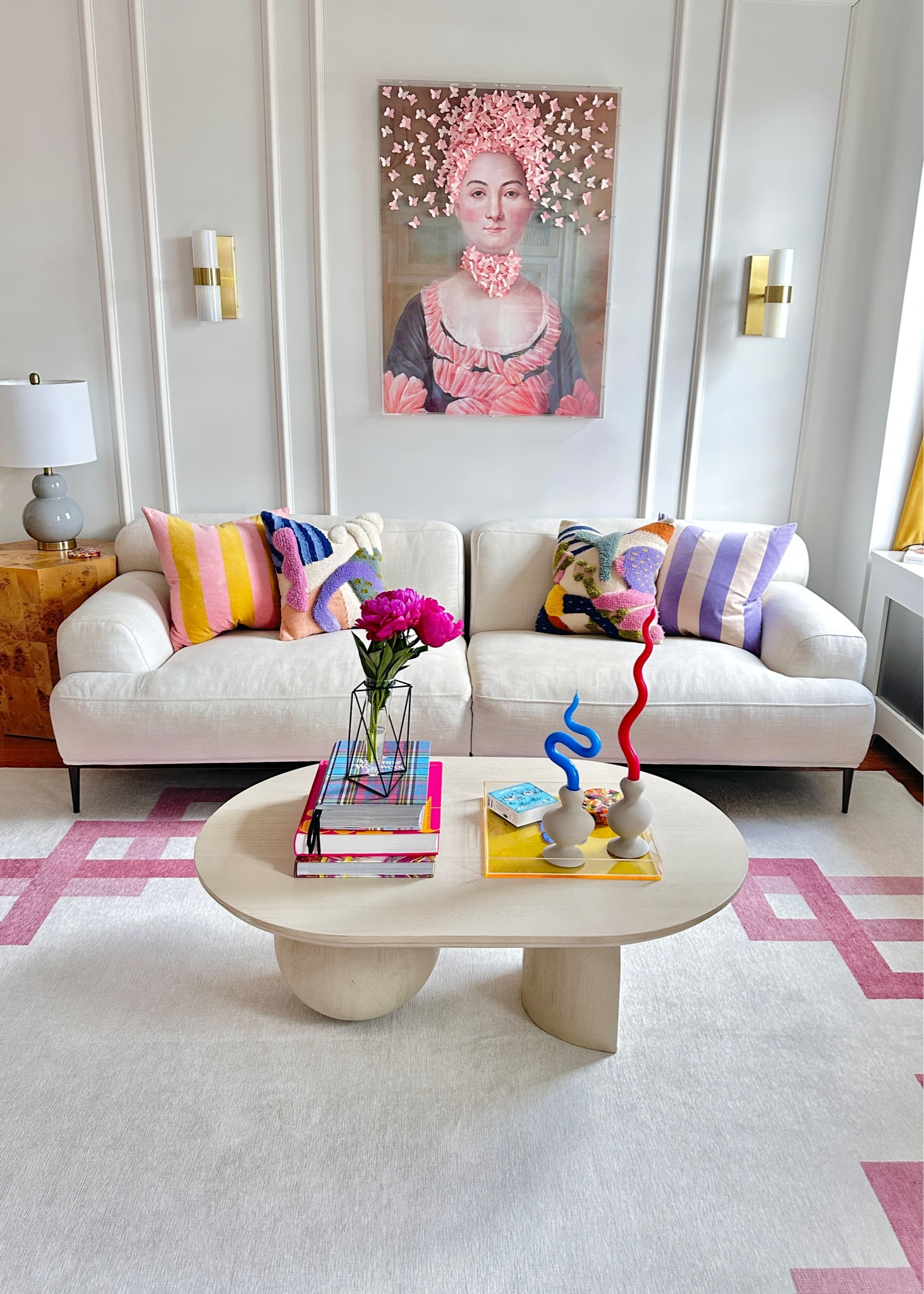 Barbie™ Dreamworld Ivory & Pink Rug curated on LTK