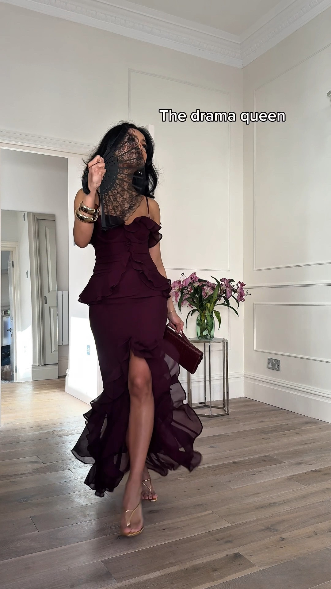 Melissa Gown in Wine Red curated on LTK
