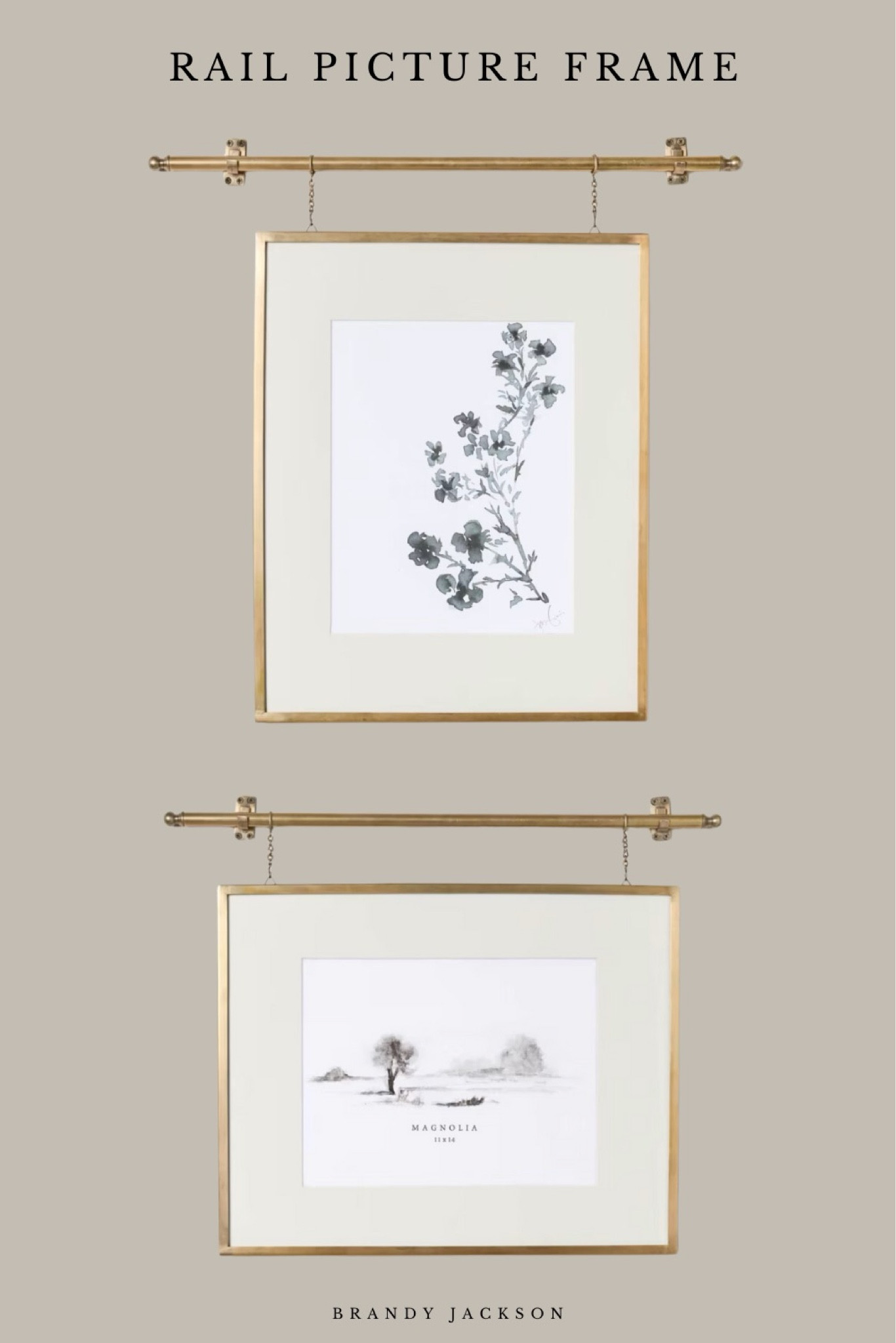 Colleen Brass Rail Double Picture … curated on LTK