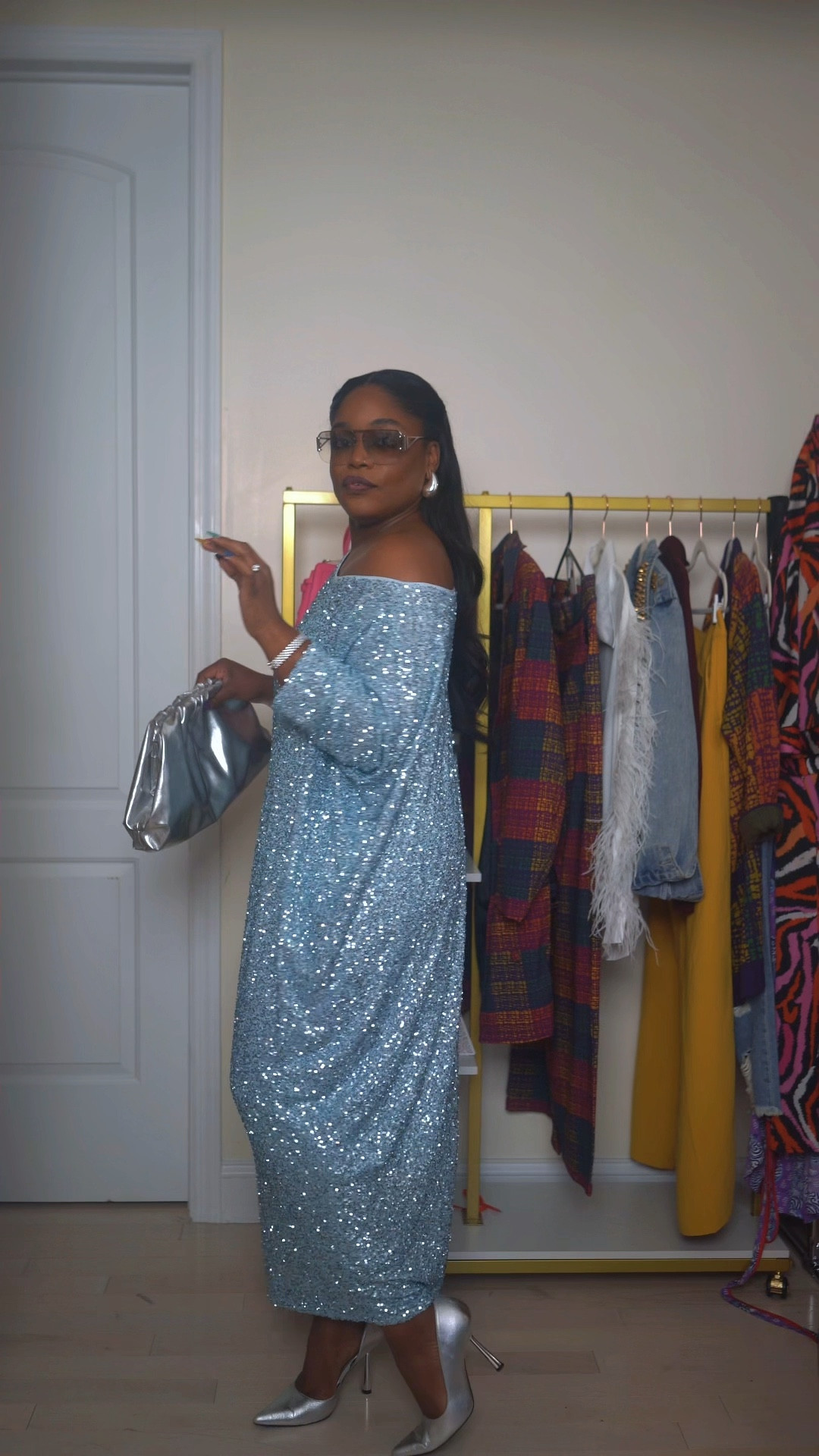 Ice Blue Sequin Jem Dress curated on LTK