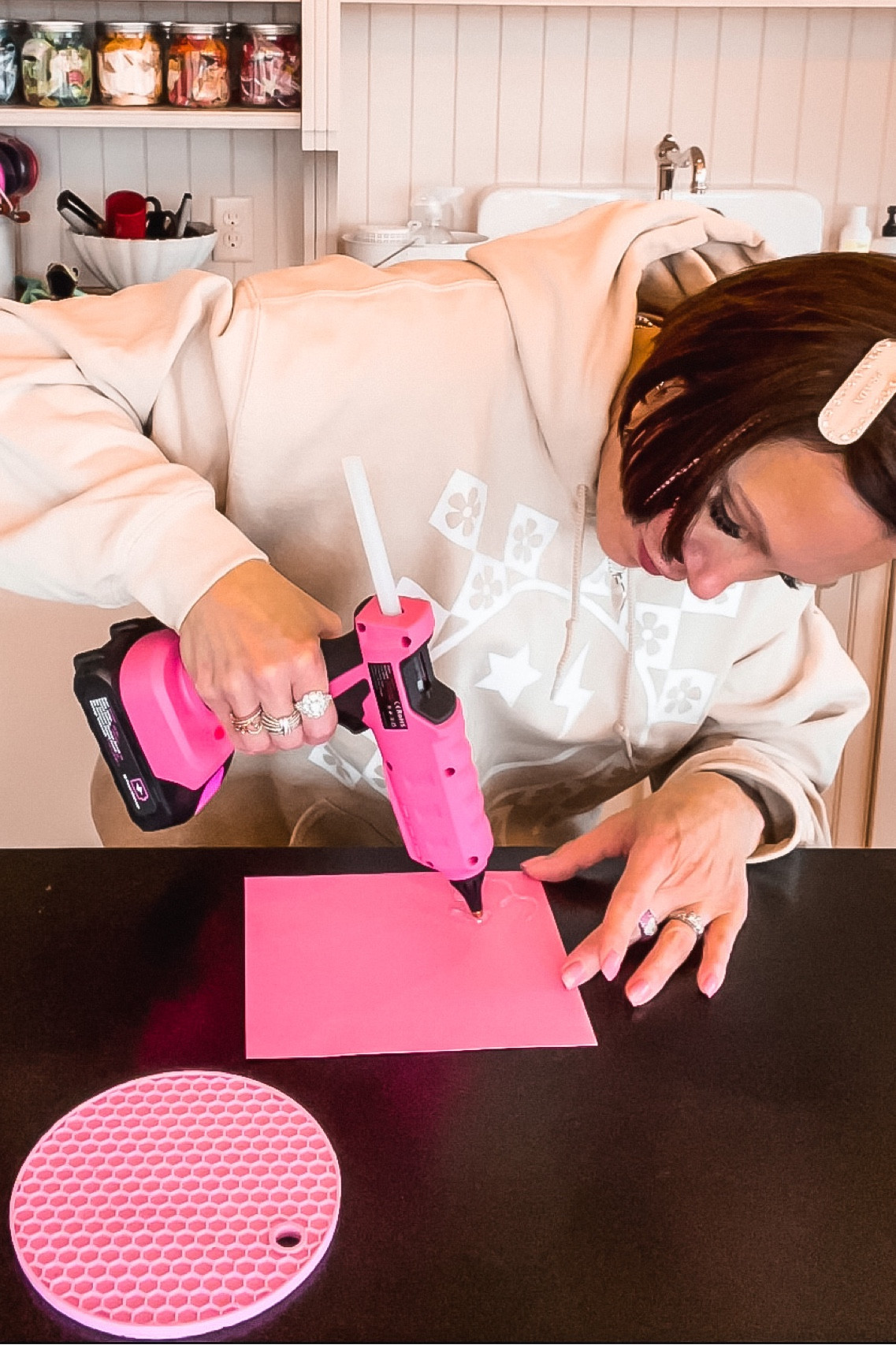 Hot Glue Gun, 20V Pink Cordless … curated on LTK