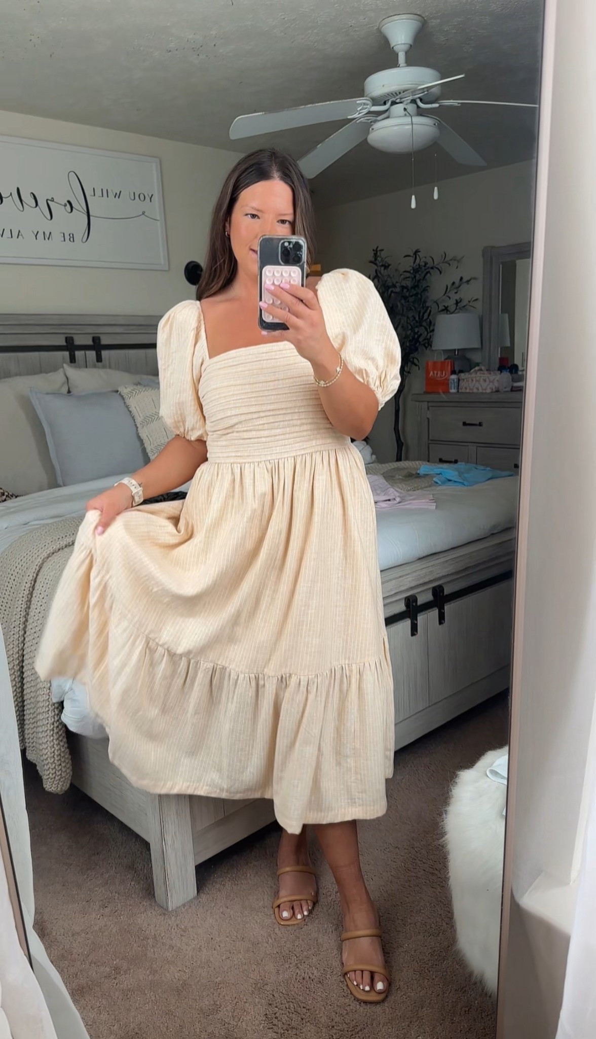 The A&F Emerson Linen-Blend Puff … curated on LTK