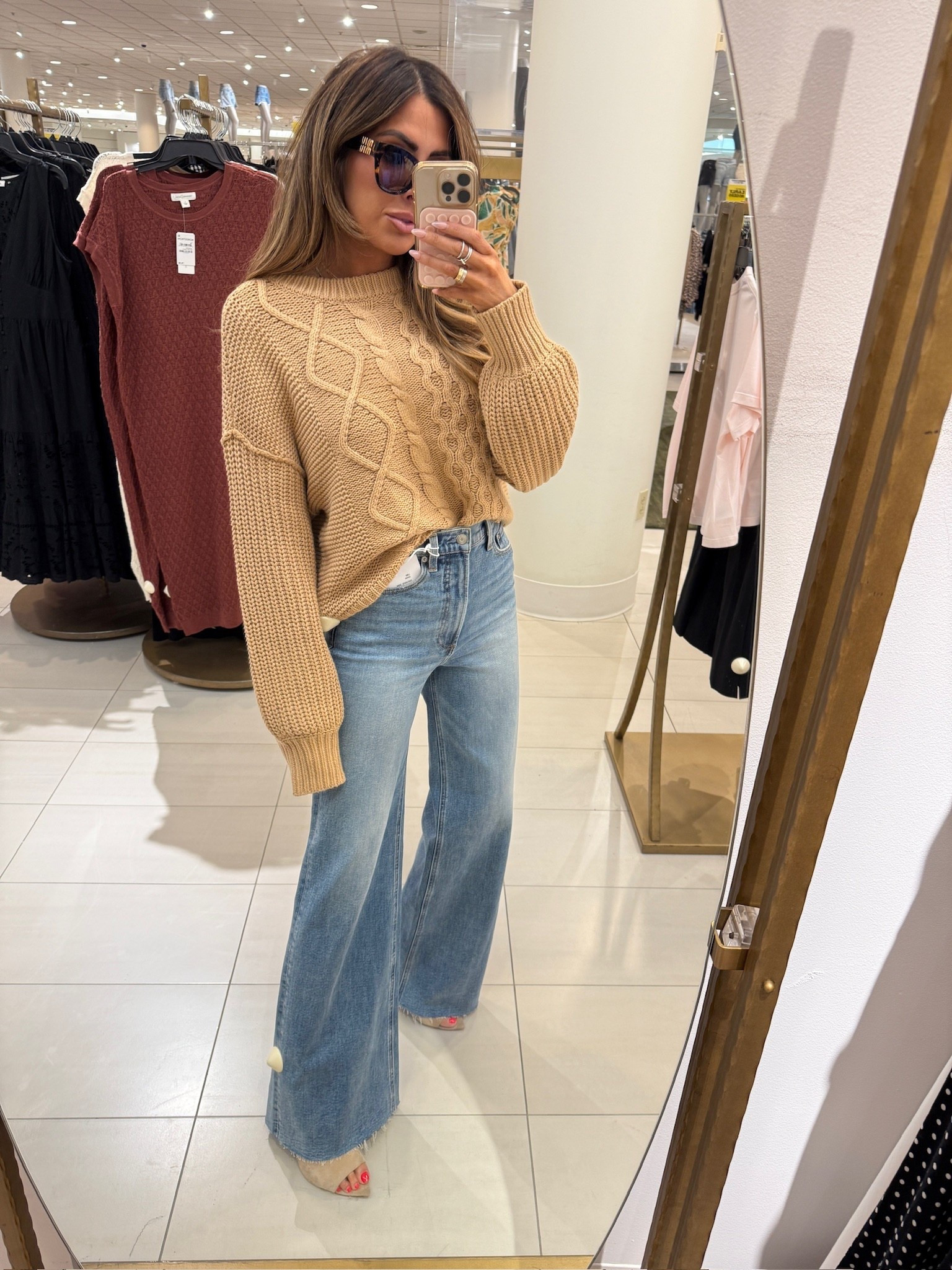 Free People Dream Cable Crewneck … curated on LTK