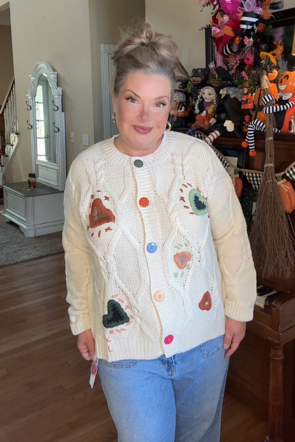 Round Neckline Heart Embroidered … curated on LTK