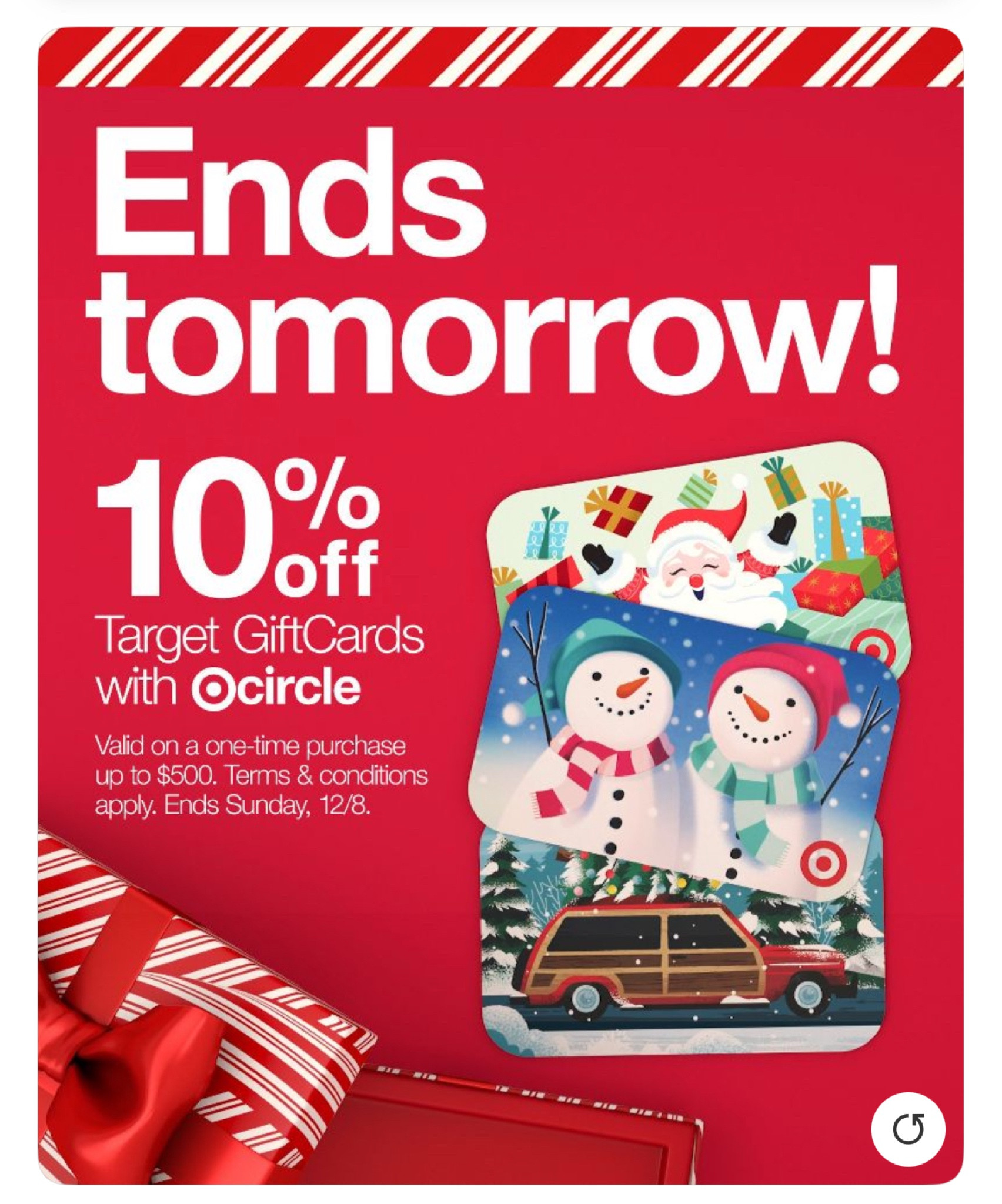 Wrapped Gift Box Target GiftCard curated on LTK