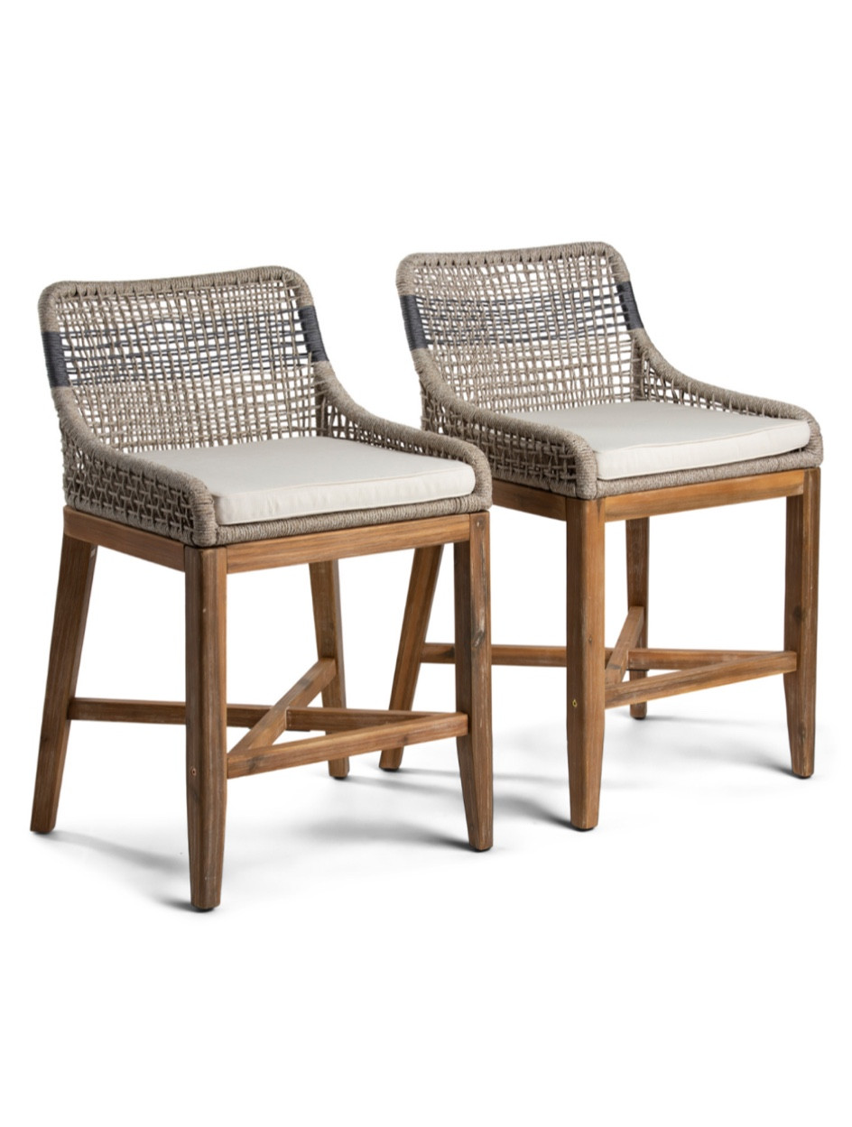 Set Of 2 Woven Striped Counter … curated on LTK