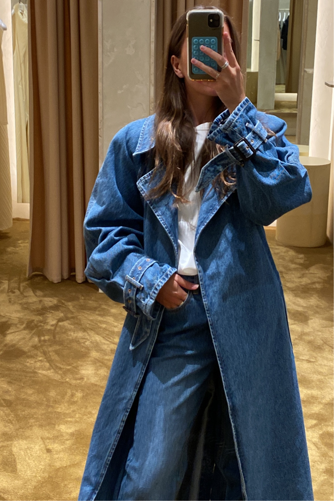 Bea Denim Trench Coat curated on LTK