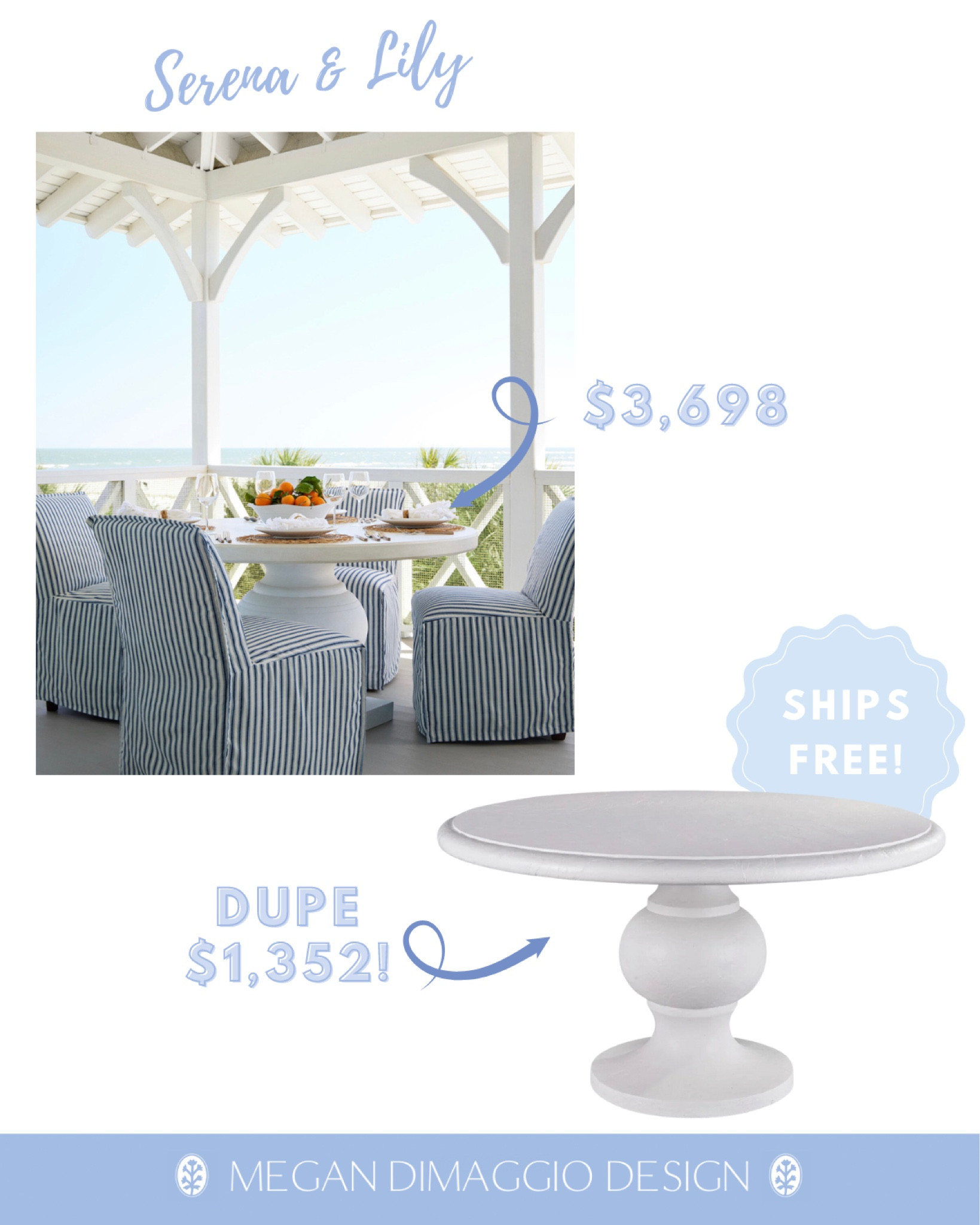 Terrace Round Dining Table curated on LTK