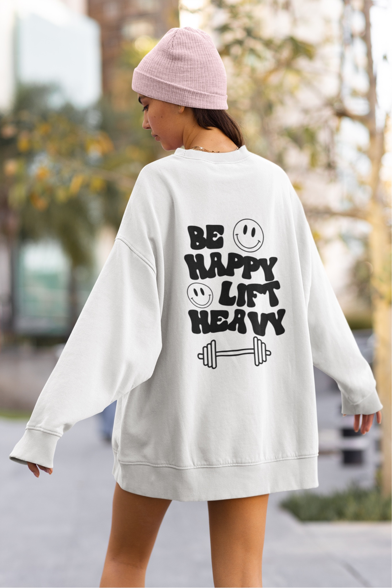 Be Happy Lift Heavy Sweatshirt • … curated on LTK