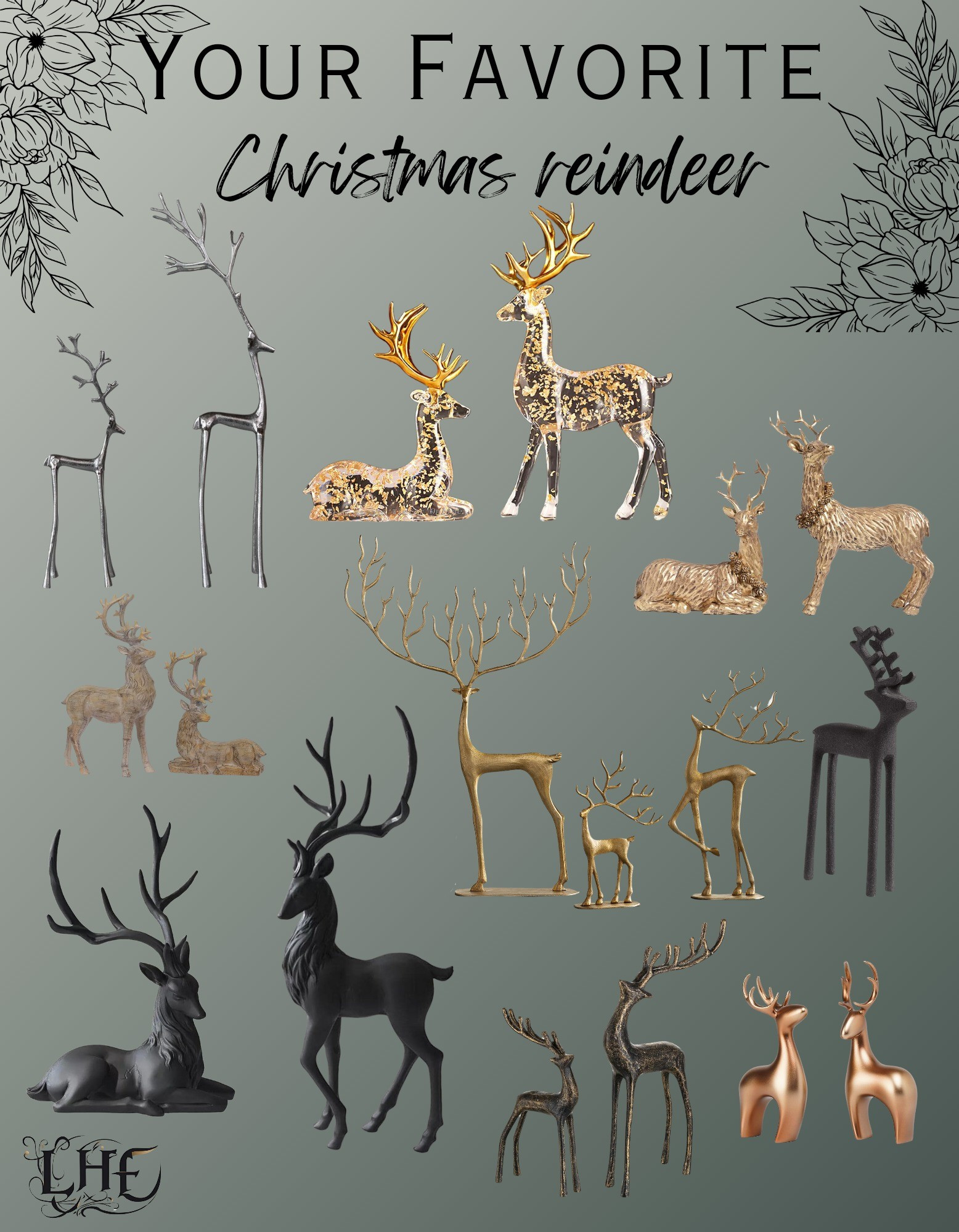 Braxio Deer Statue Reindeer Home … curated on LTK
