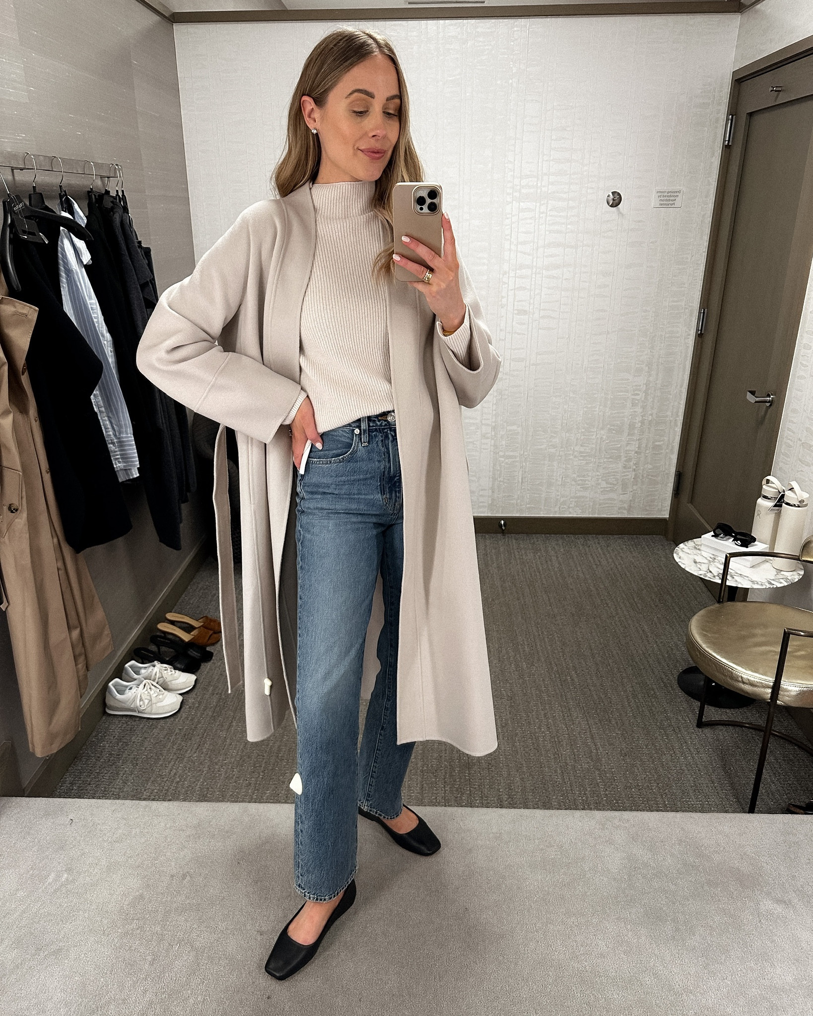 Calla Virgin Wool Wrap Coat curated on LTK