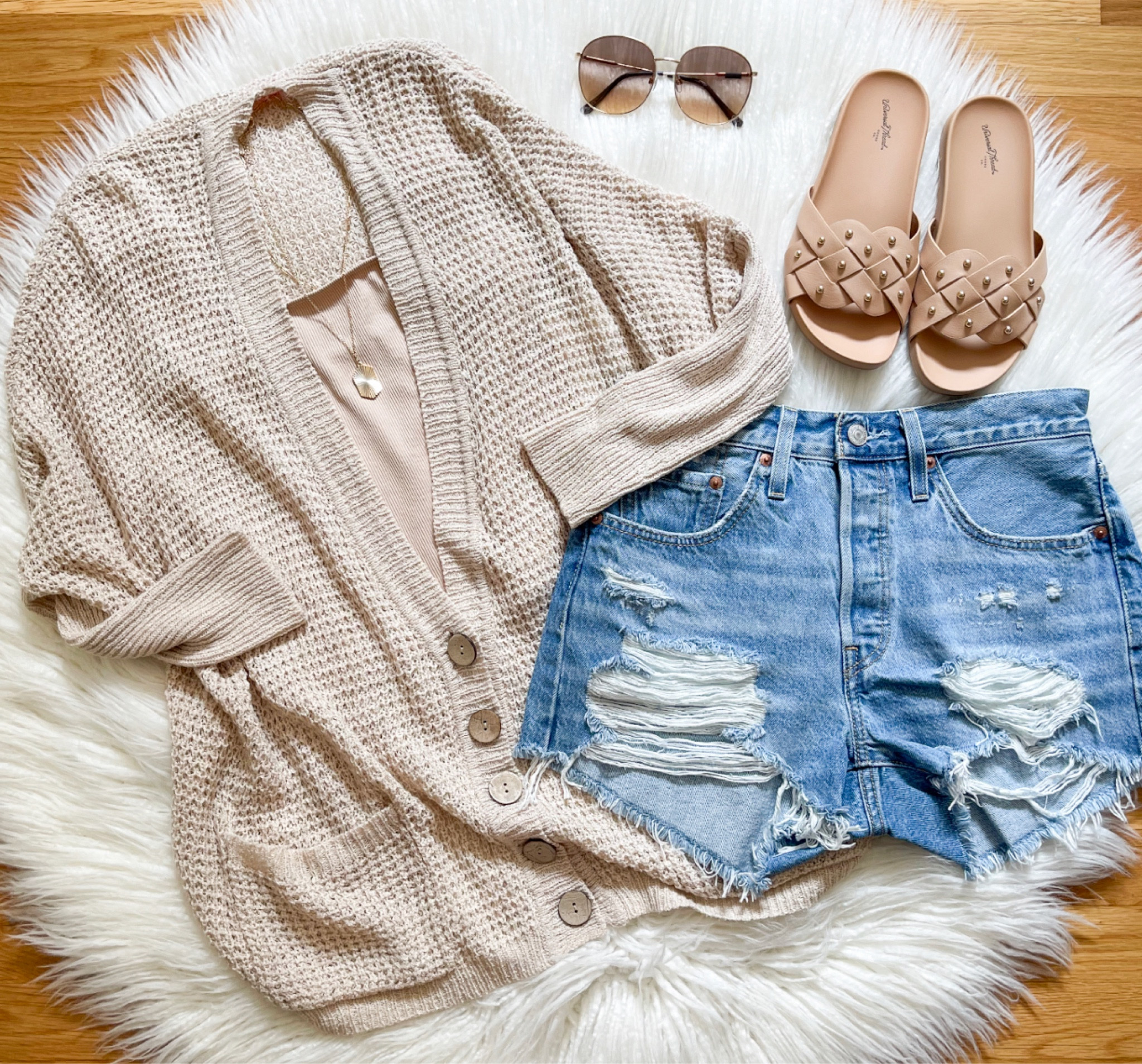 Unexplained Words Taupe Open Knit … curated on LTK
