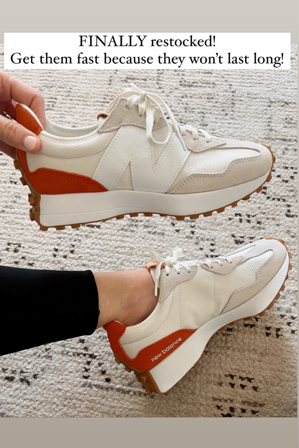 New Balance 327 Sea Salt Sneakers curated on LTK