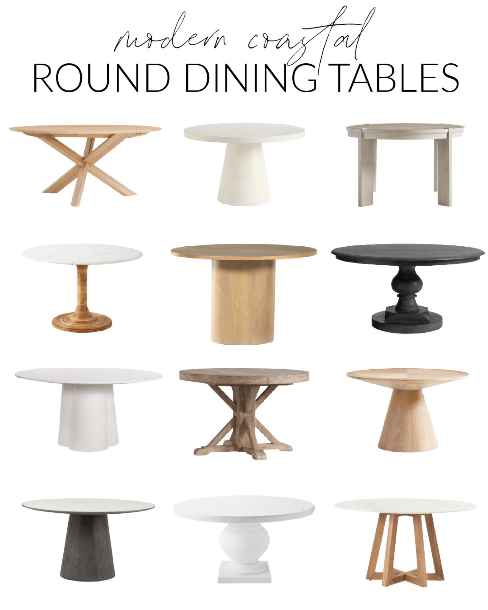 Magari 44” Round Dining Table curated on LTK
