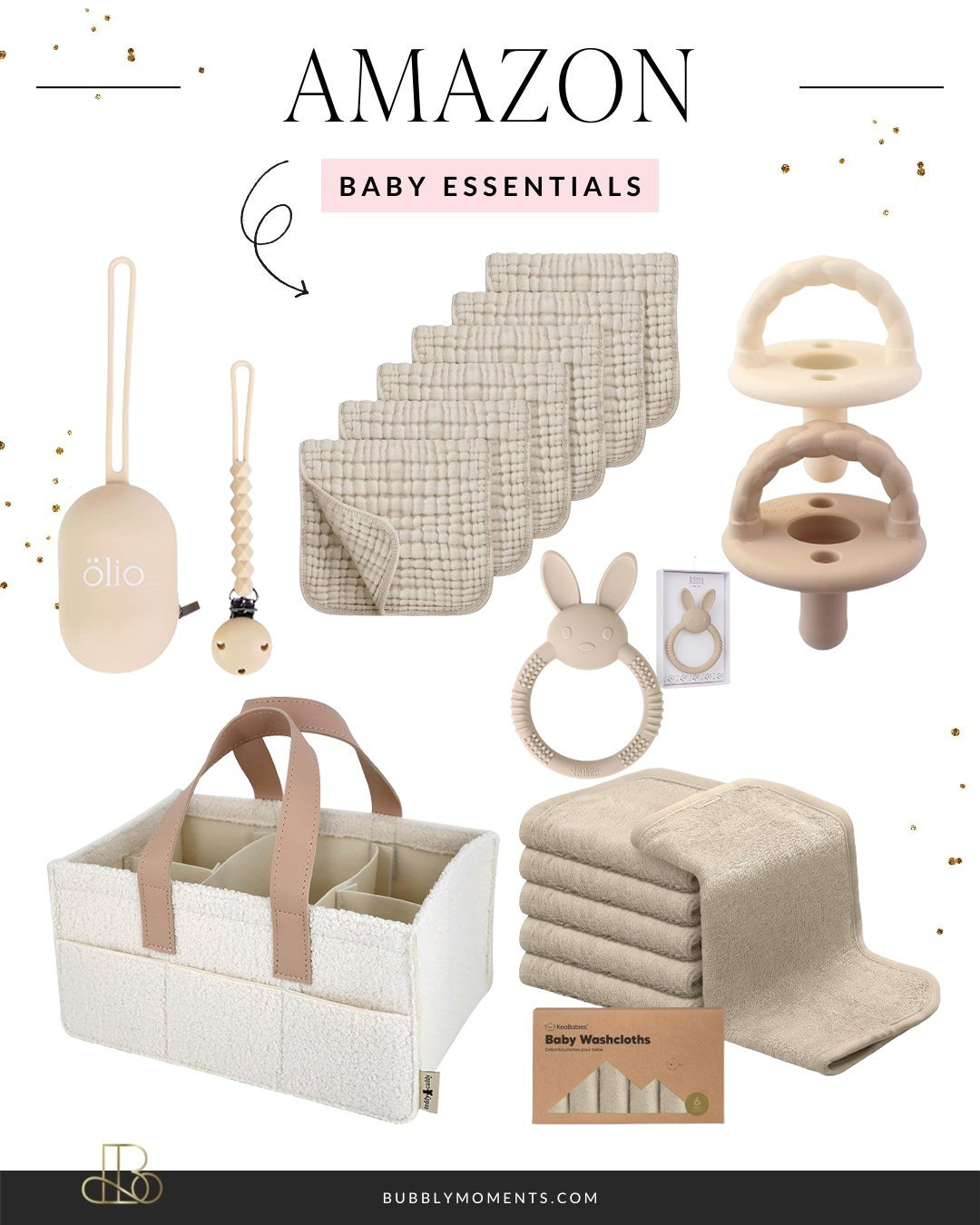 Teddy Sherpa Diaper Caddy - Beige … curated on LTK