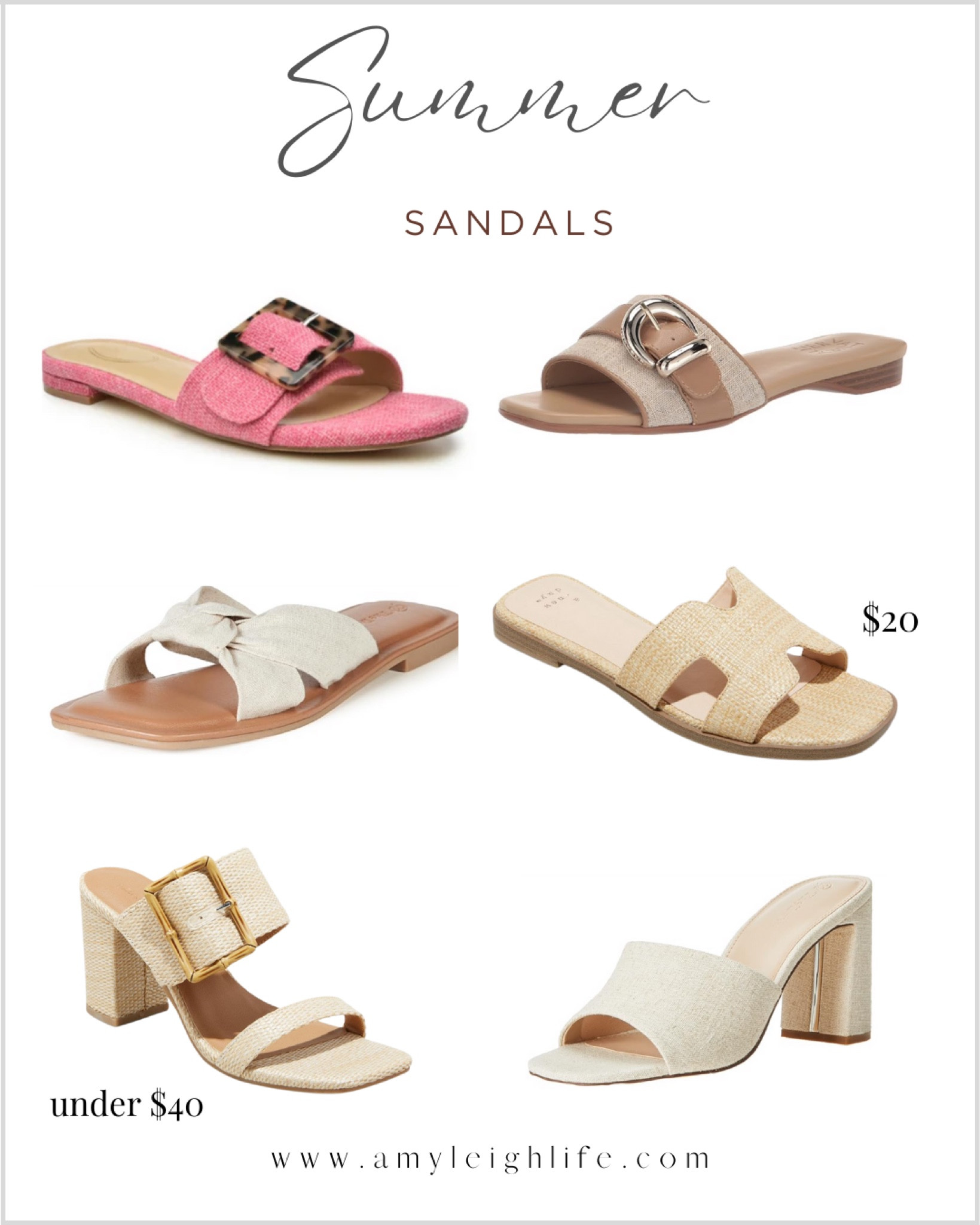 Scoop Women's Buckle Slide Sandals curated on LTK