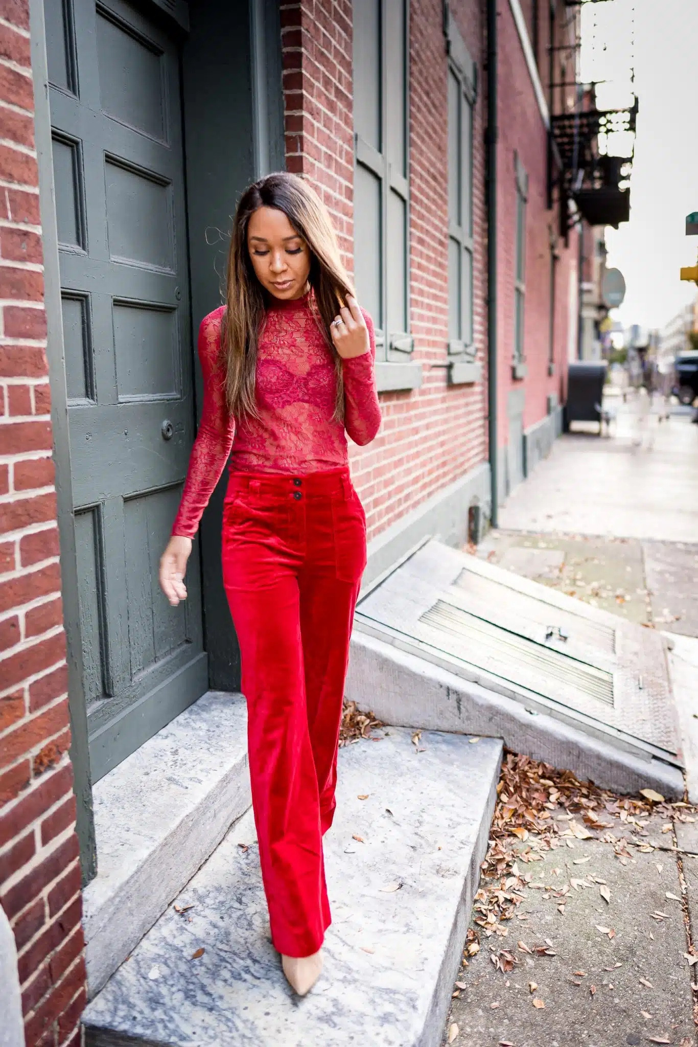 Opulent Elegance: 7 Velvet Pants Outfit Inspirations - Magic of Clothes
