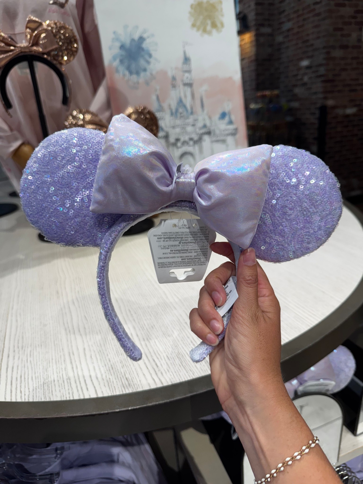 Minnie Mouse Sequined Ear Headband … curated on LTK