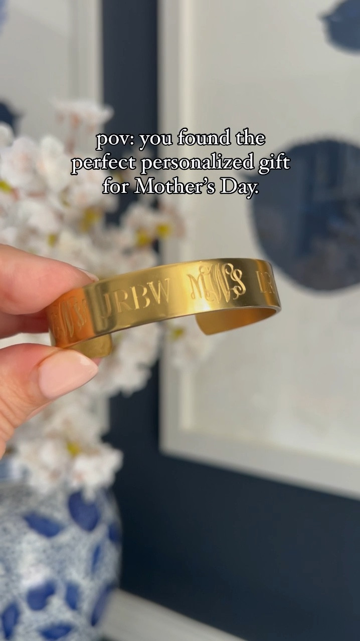Engraved Monogram Cuff, Family … curated on LTK