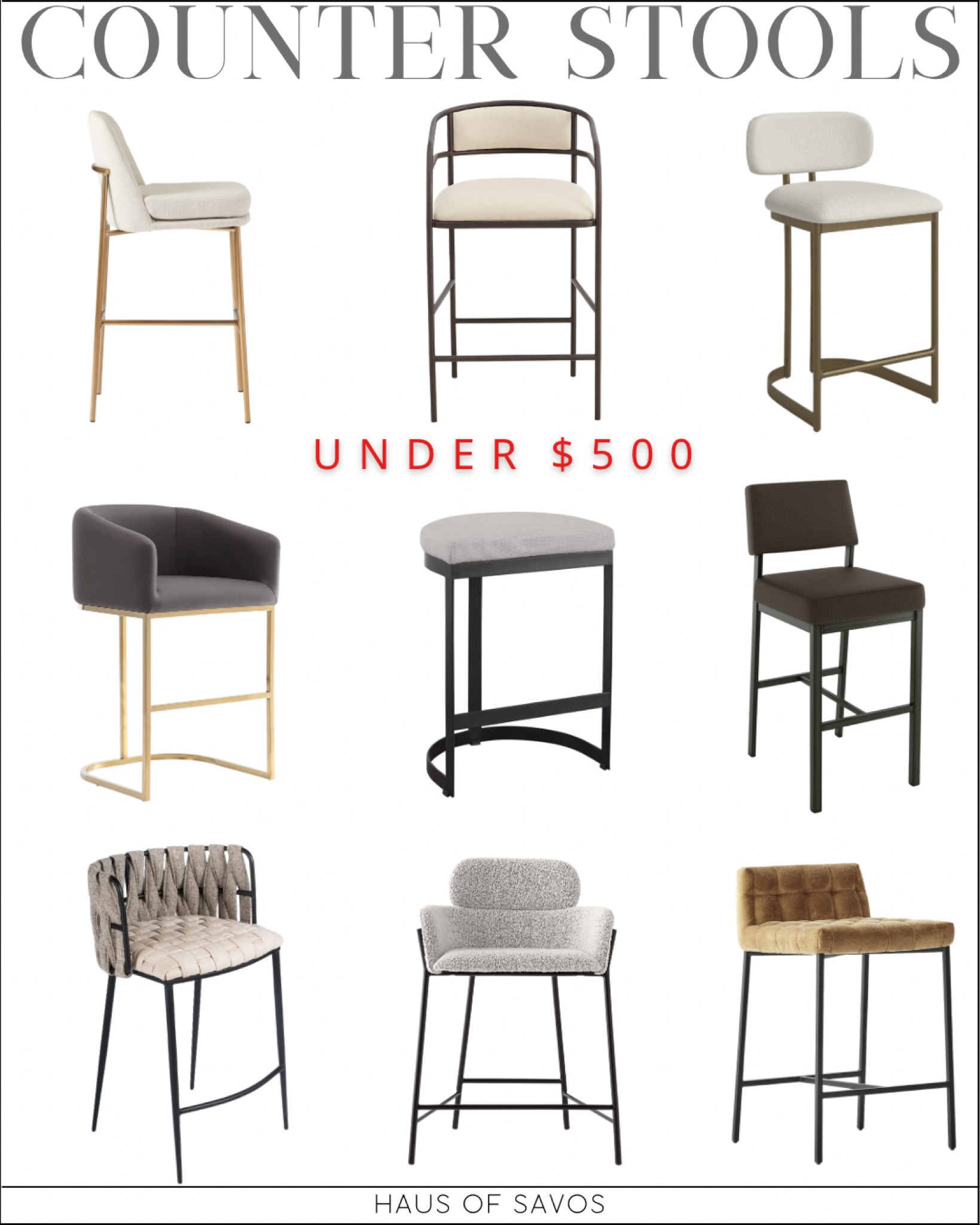 Levitt Counter Stool curated on LTK