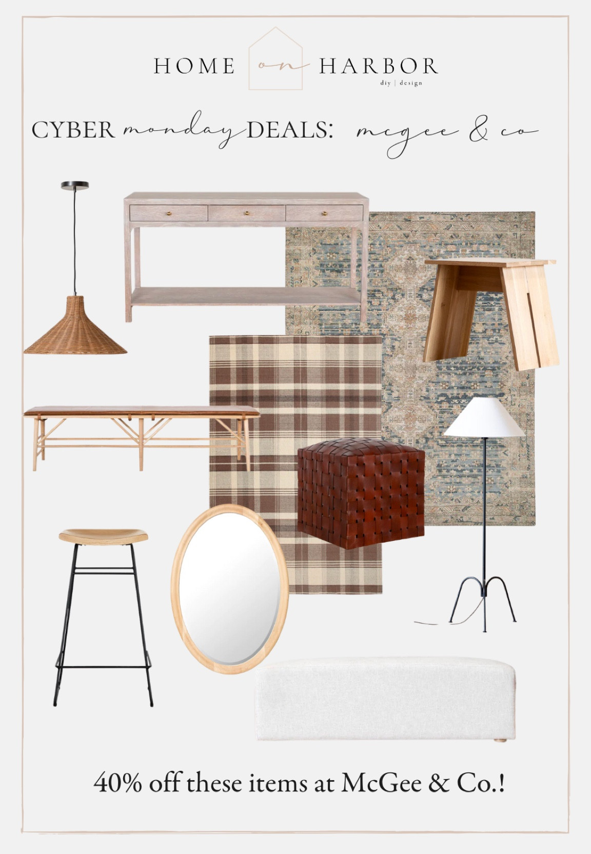 Reta Oval Wood Mirror curated on LTK