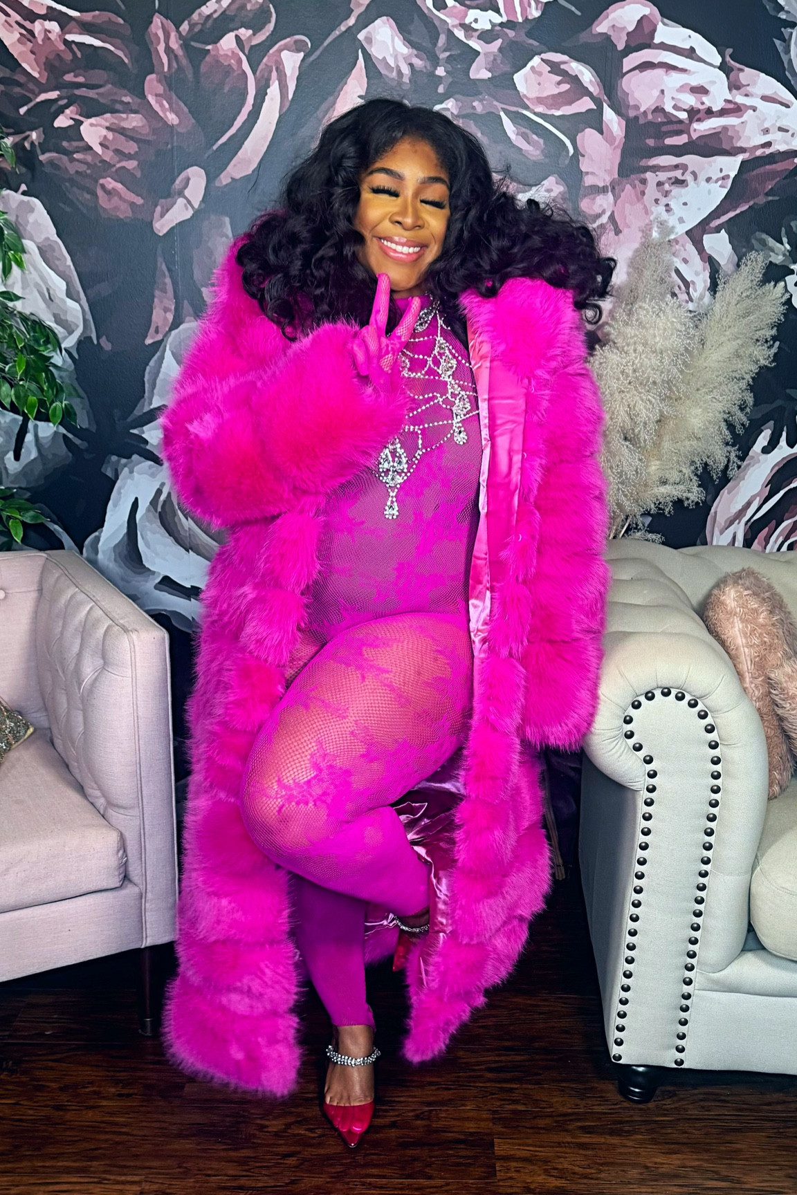 AZALEA WANG FAUX FUR PANEL HOODED … curated on LTK