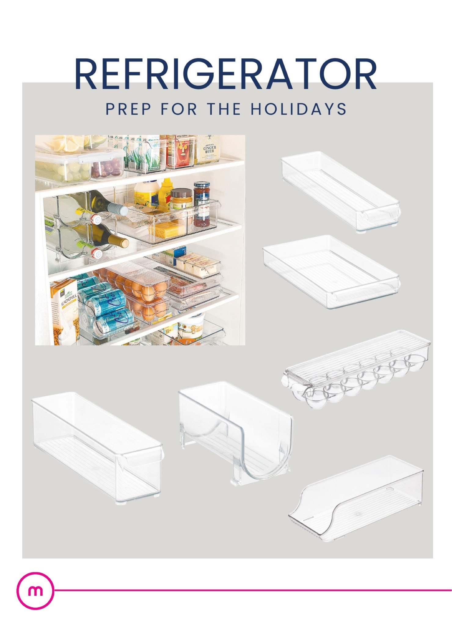 iDesign Linus Fridge Starter Kit curated on LTK