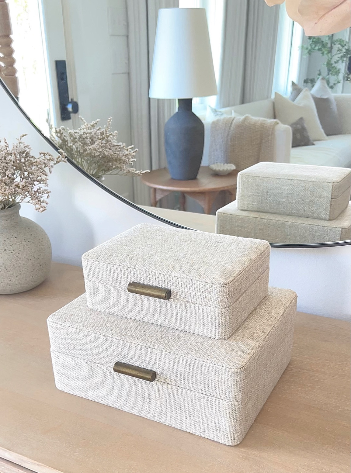 Natural Fabric Boxes curated on LTK