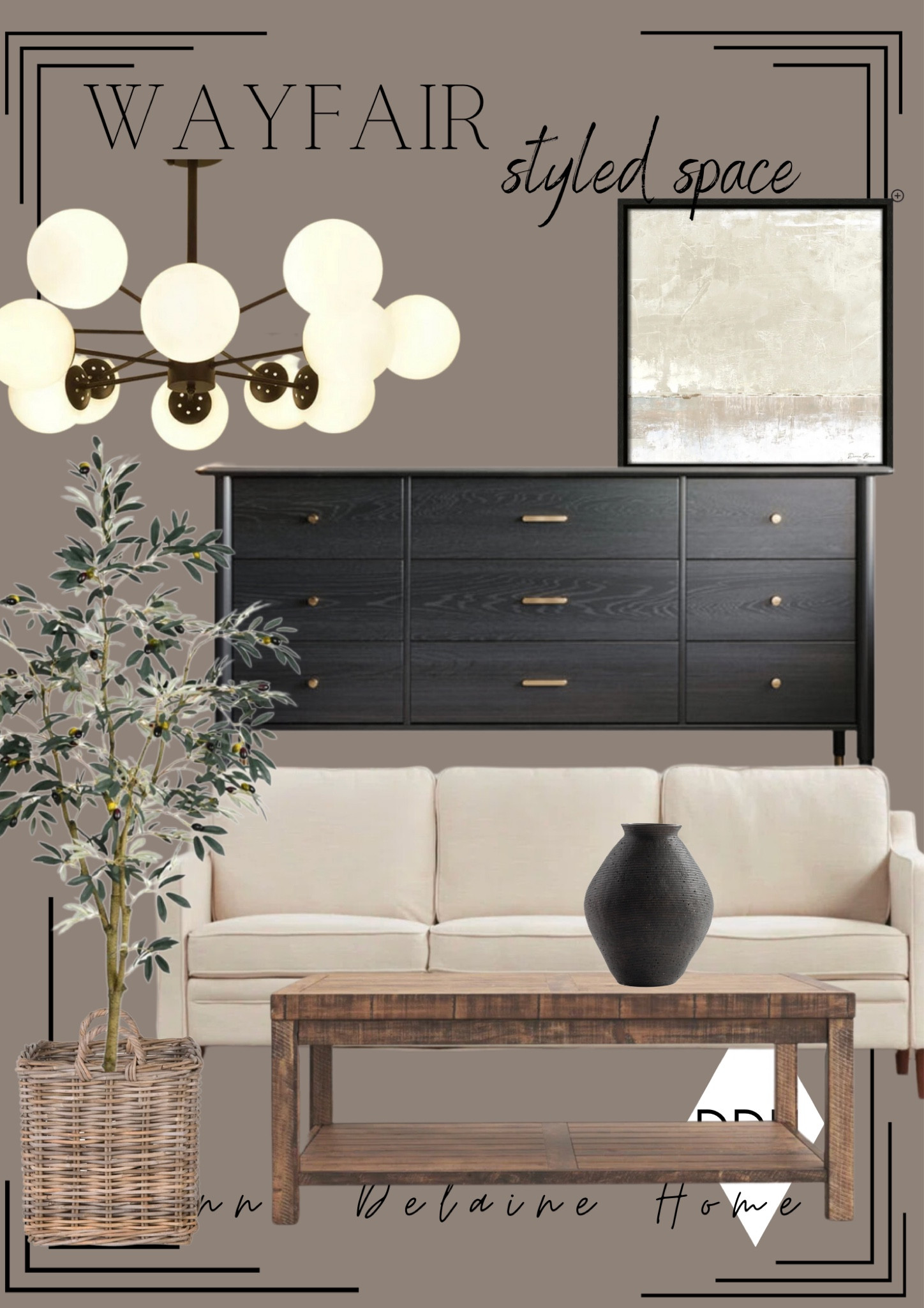 Azriah 79'' Upholstered Sofa curated on LTK