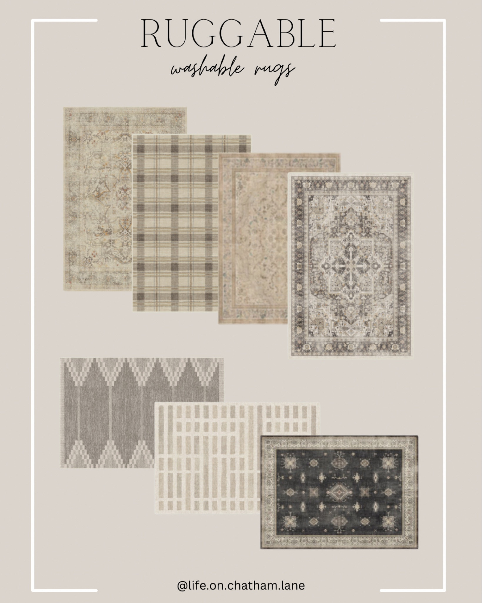 Verena Dark Wood Rug curated on LTK