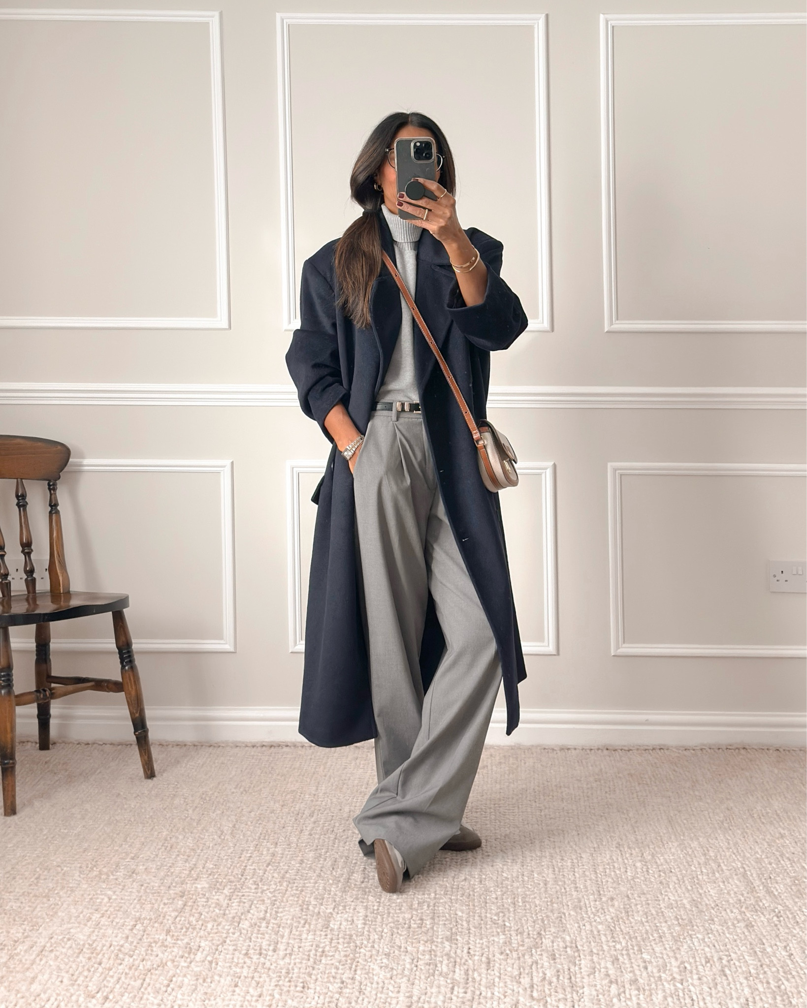 Oversize soft-touch coat with a … curated on LTK