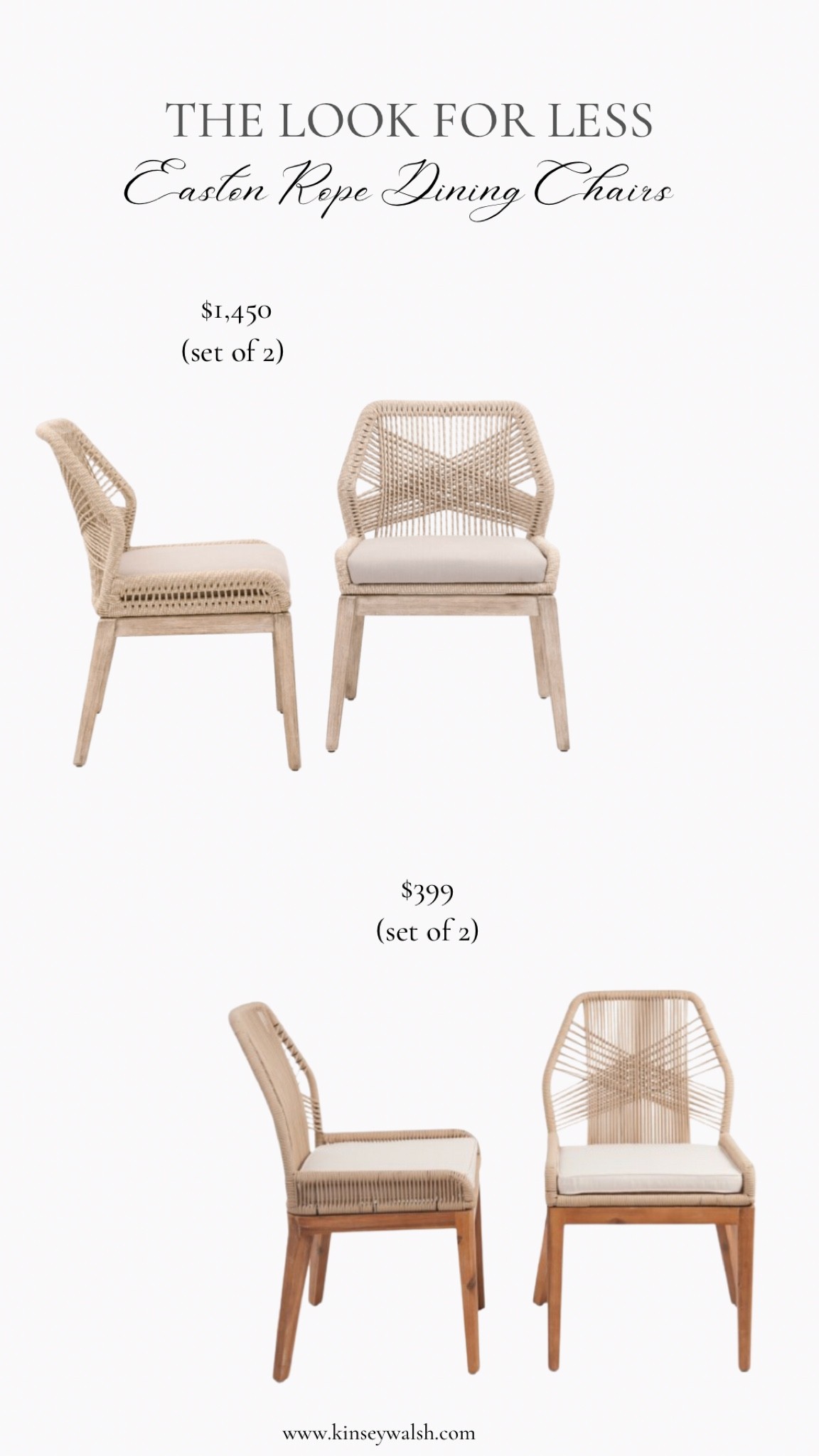 Lillian August Rope Chair