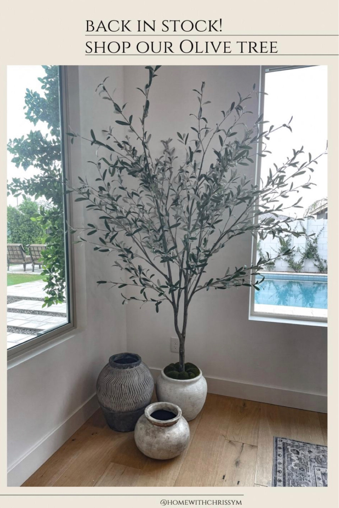 93" Artificial Olive Tree - … curated on LTK