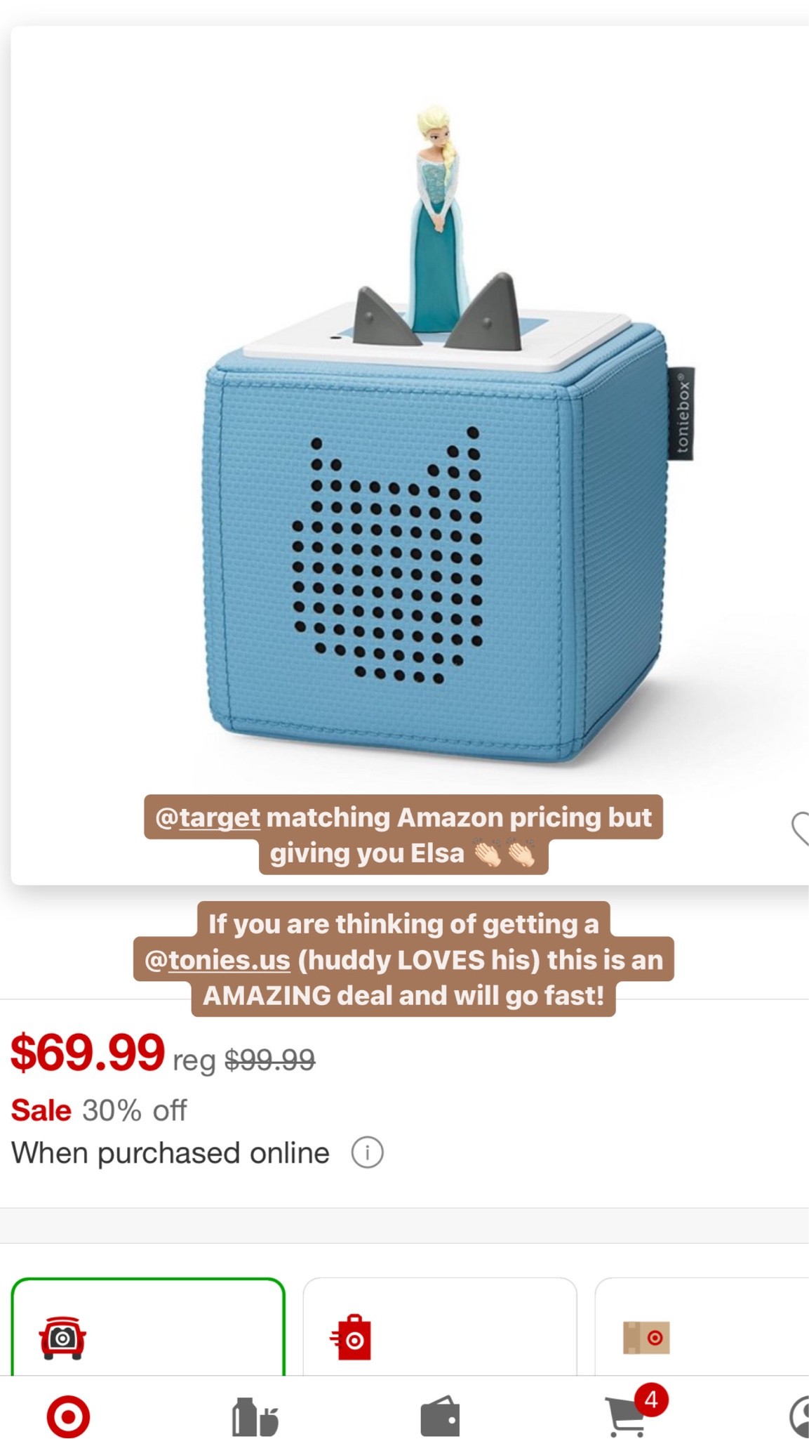 Tonies Disney Frozen Toniebox … curated on LTK