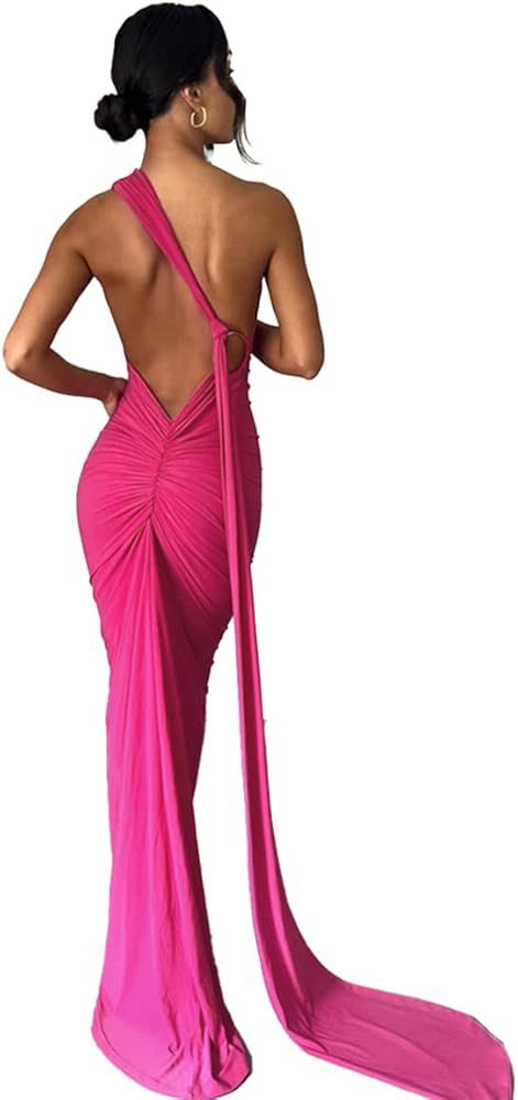 Women Sexy Backless Dress Bodycon … curated on LTK