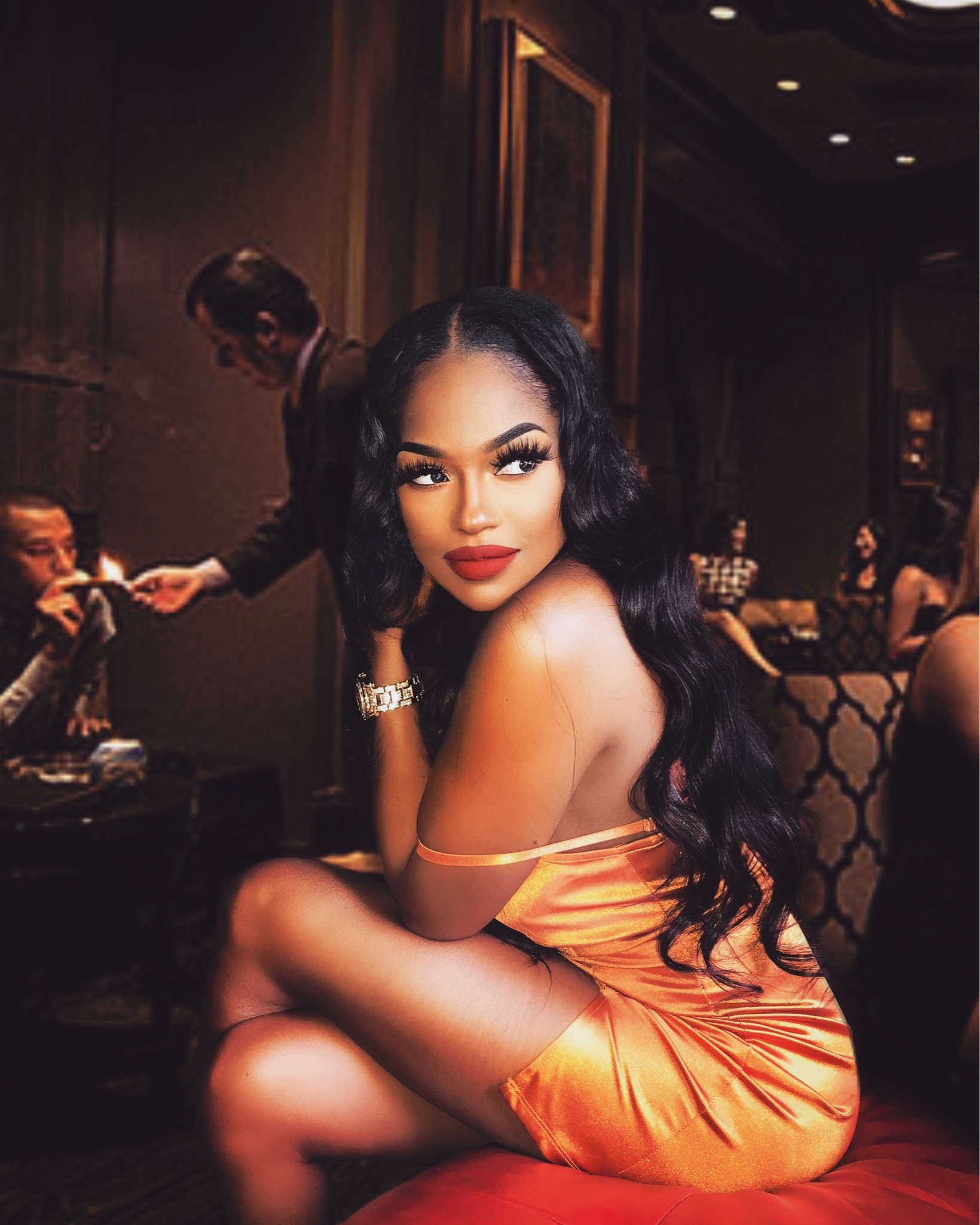 Nicole Mini Dress in Orange curated on LTK