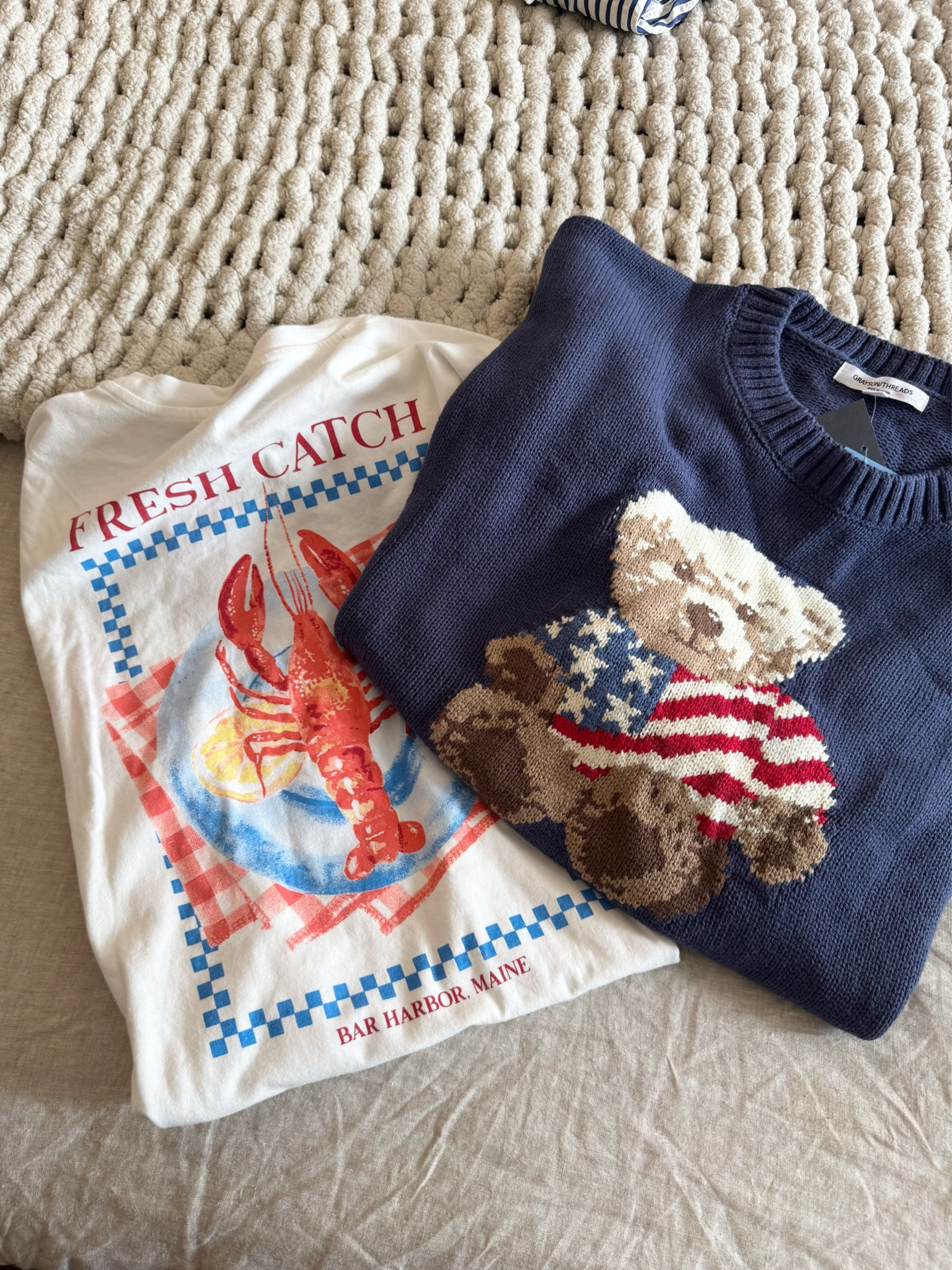 Women's Teddy Bear Flag Graphic … curated on LTK