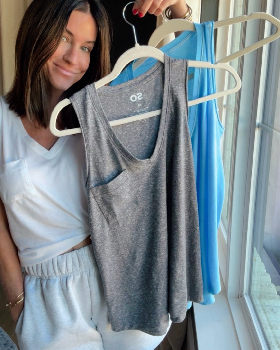 Juniors' SO® V-Neck Pocket Tank Top curated on LTK