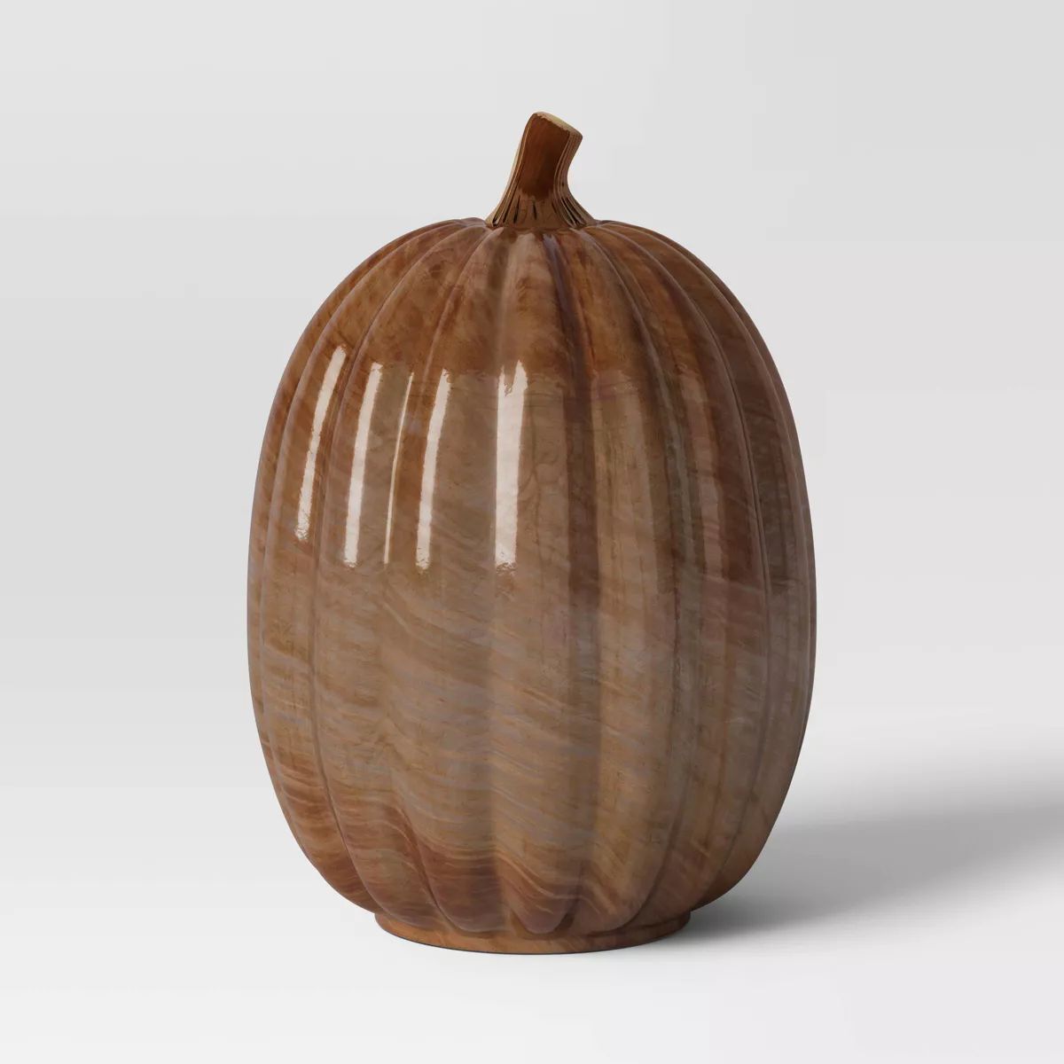 Large Glass Pumpkin Light Brown - … curated on LTK