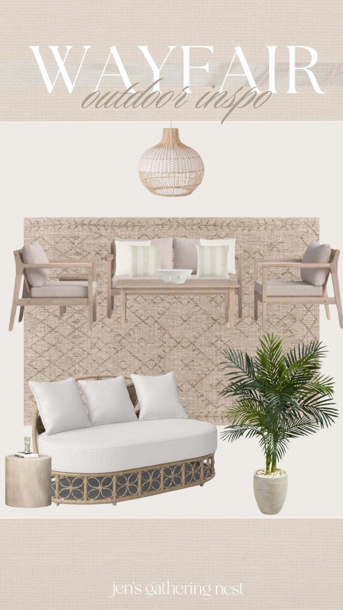 Chelci Striped Linen Throw Pillow curated on LTK