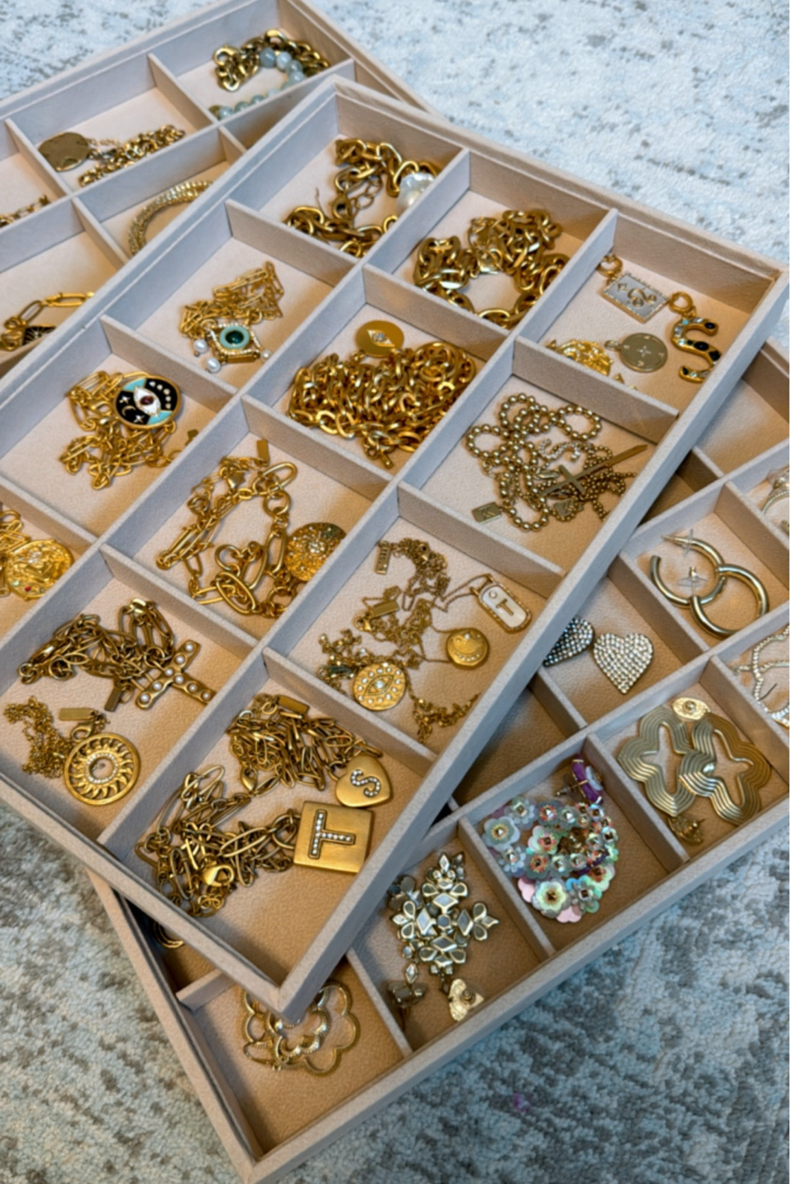 Stackable Jewelry Trays Show Case … curated on LTK