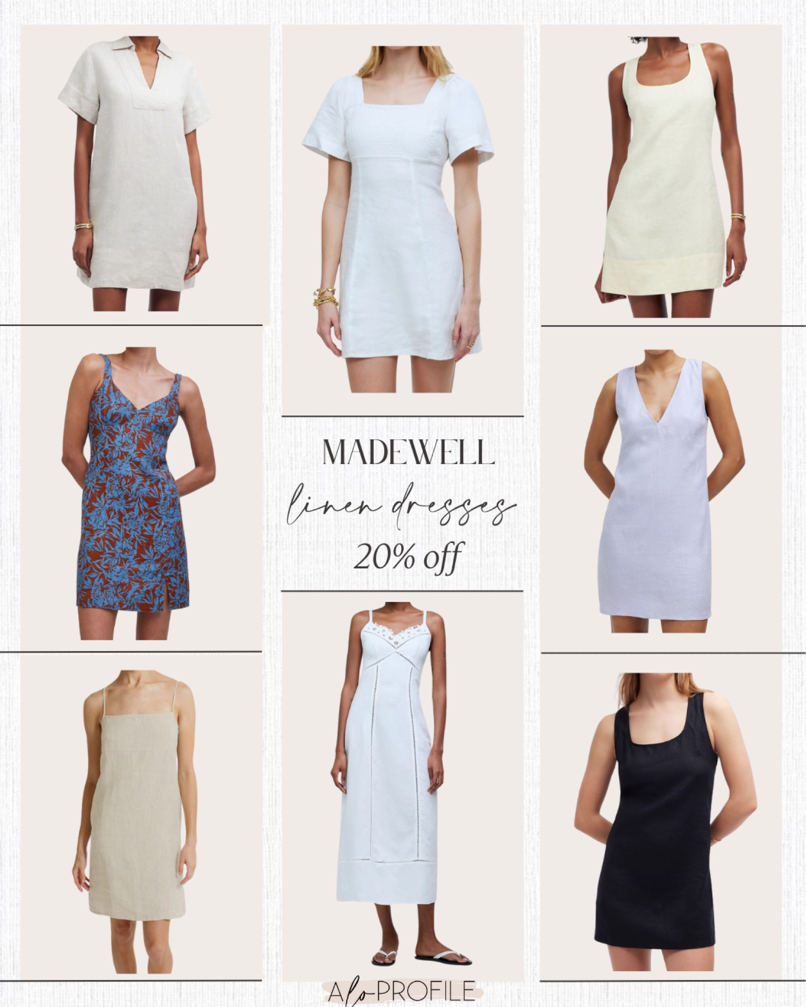 LAUDE The Label Linen Mini Dress - … curated on LTK