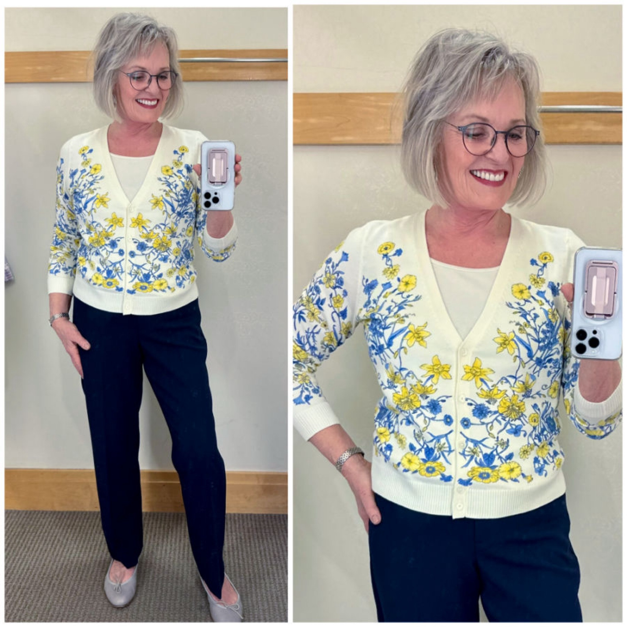 V-Neck Cardigan - Whimsical Floral curated on LTK