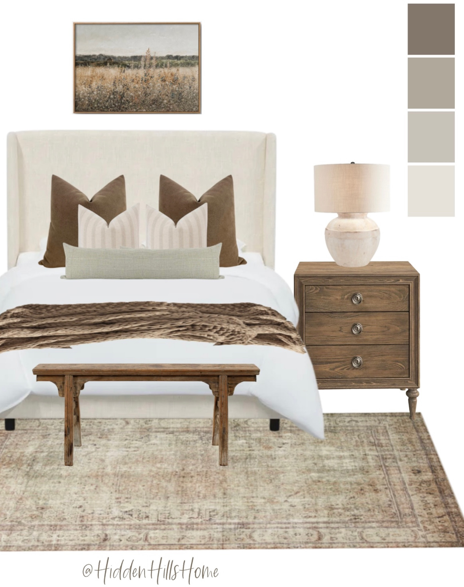Tilly Upholstered Bed curated on LTK